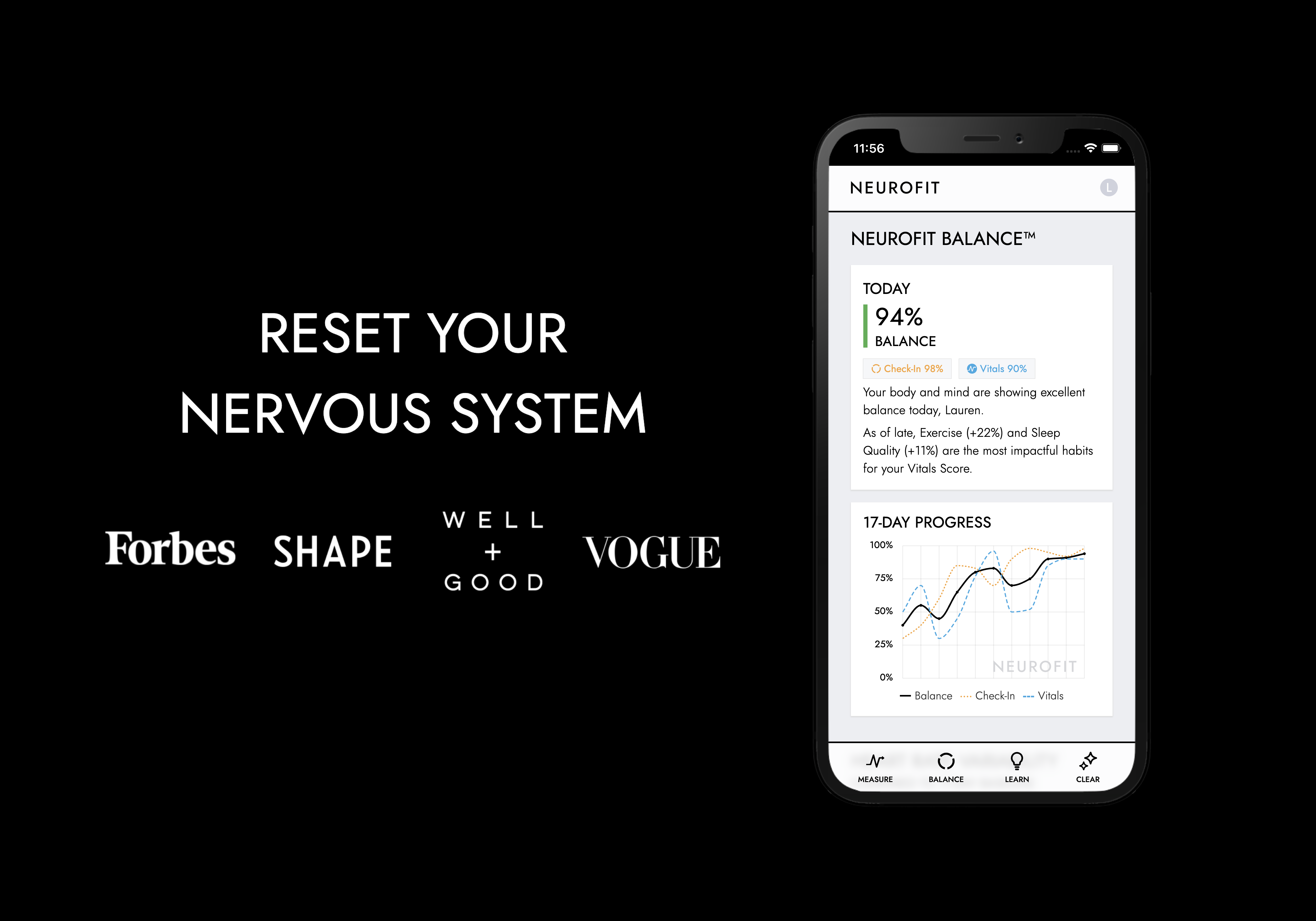 NEUROFIT App: Vagus Nerve Reset - AI Tool For Wellness