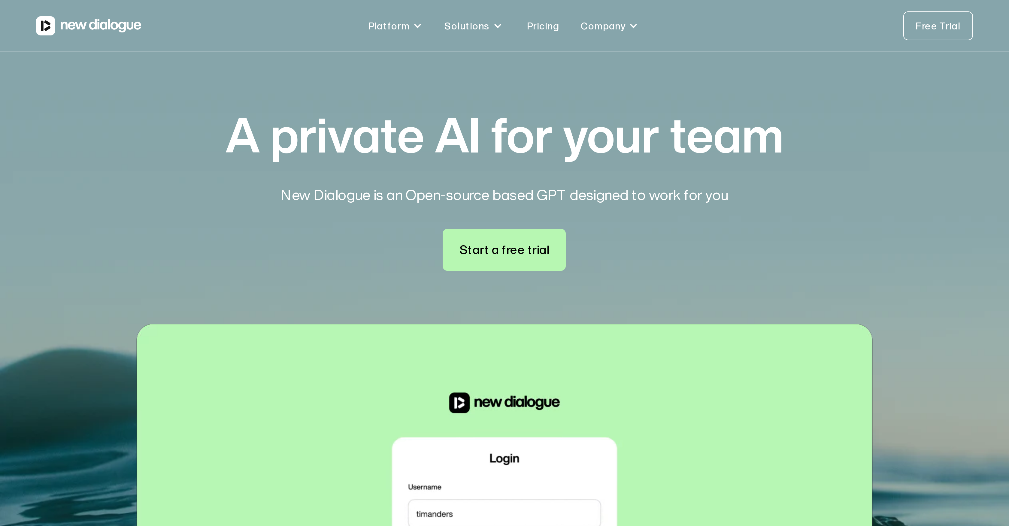 New Dialogue - AI Tool For Enterprise assistants