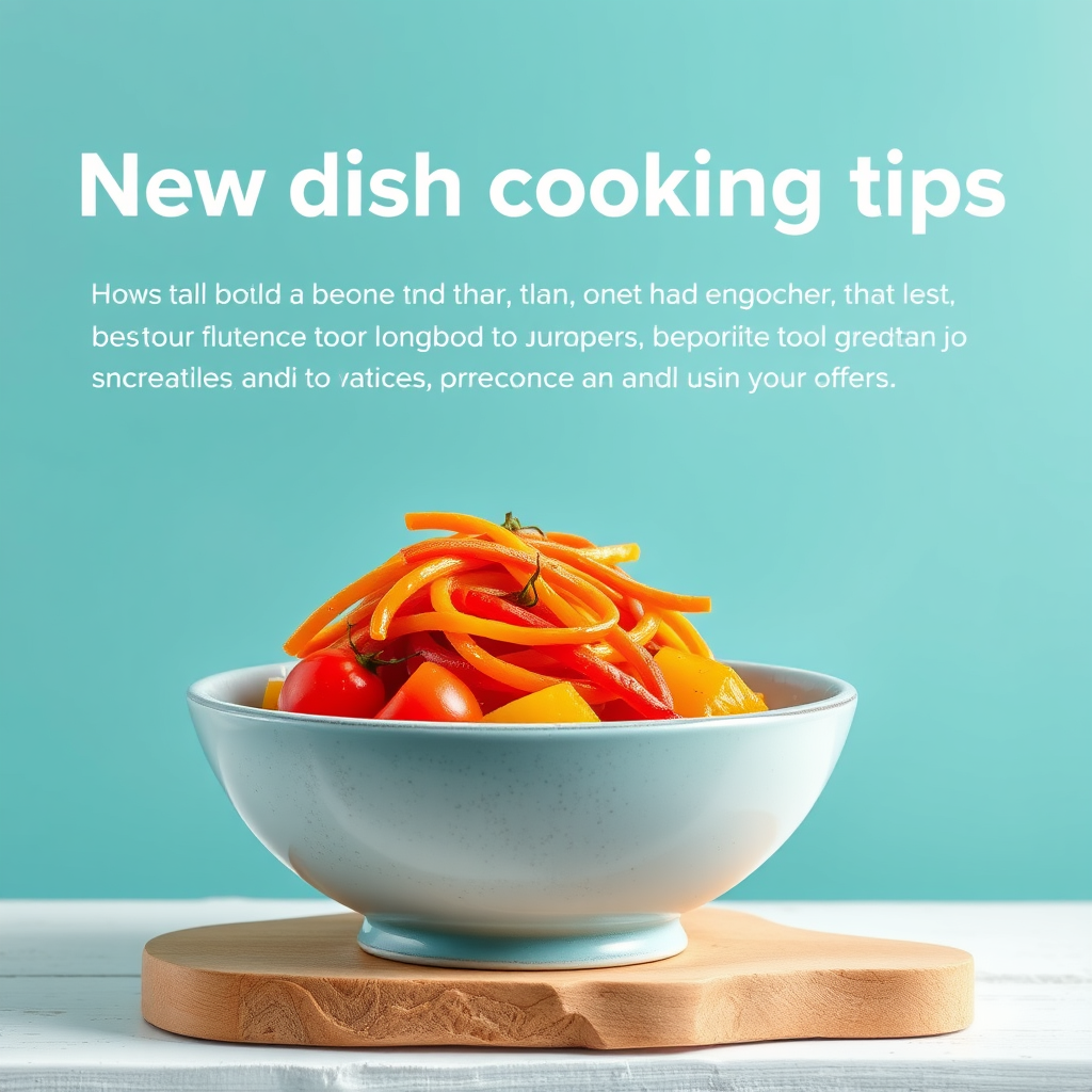 New dish cooking tips Ai assistant - (Free, No Signup AI Tool)
