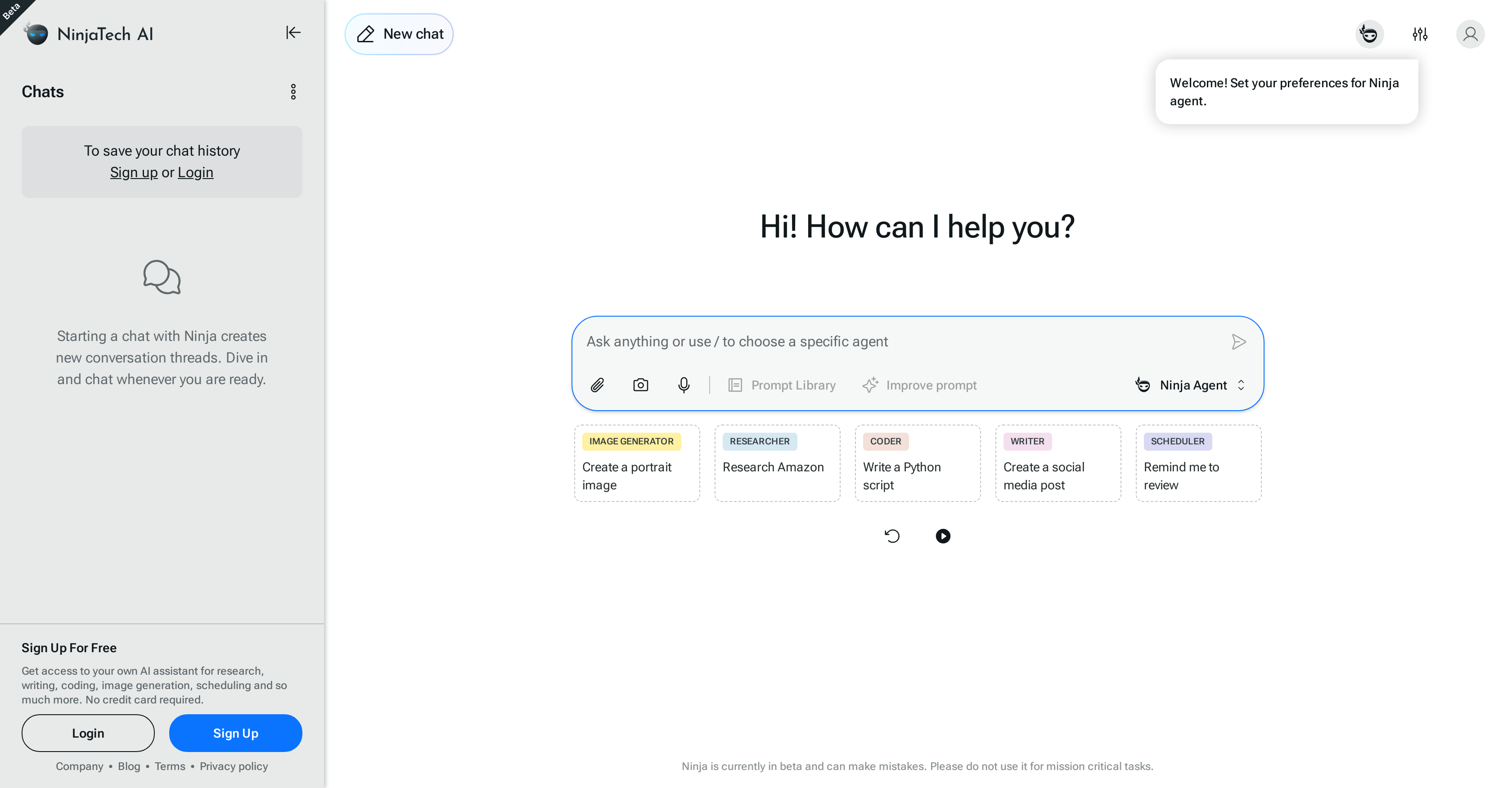 Ninja AI - AI Tool For Productivity