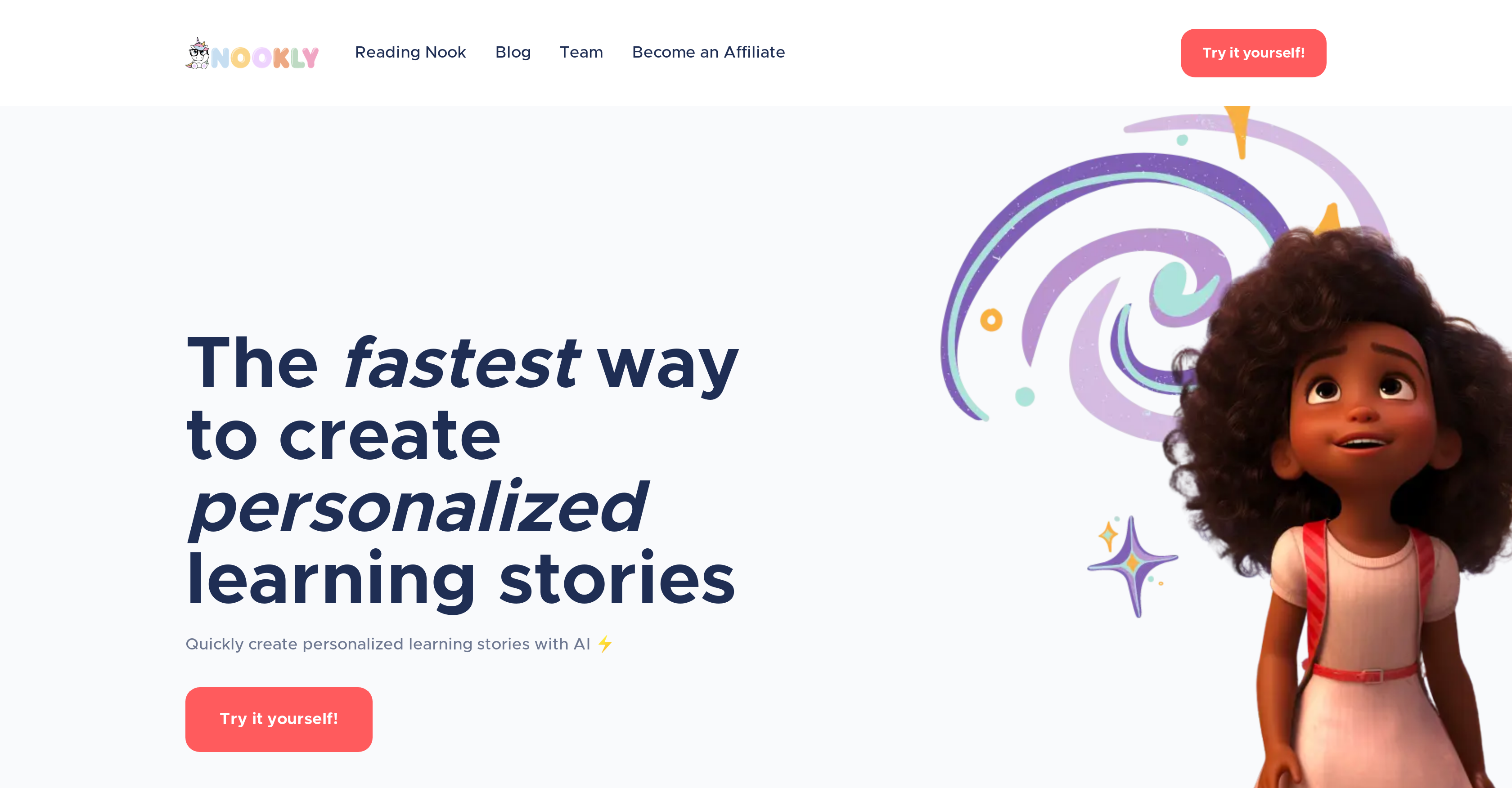 Nookly - Children's learning stories - TAAFT