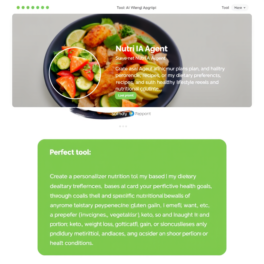 Nutri AI Agent - (Free, No Signup AI Tool)