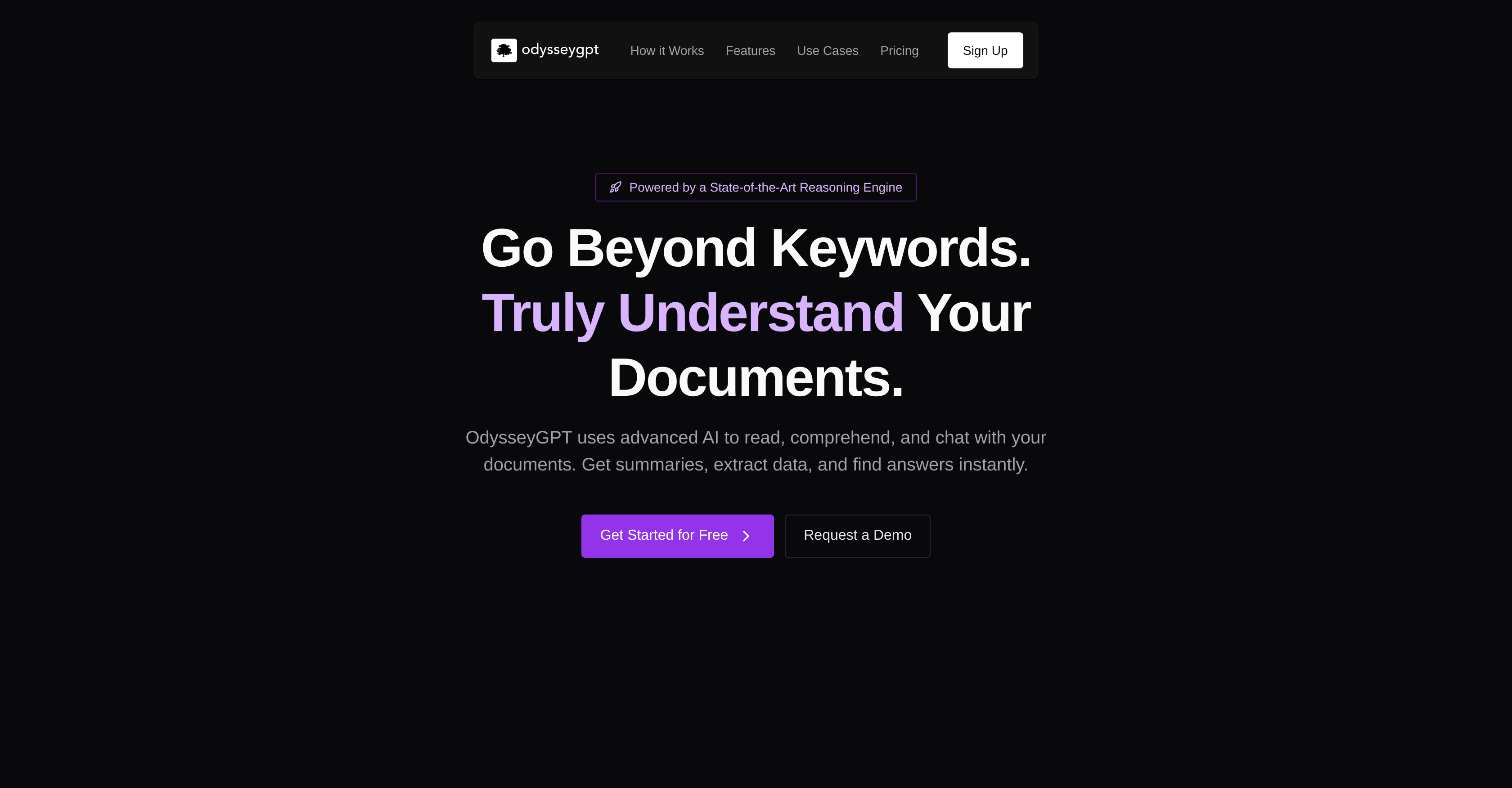 OdysseyGPT v1.4.0 - AI Tool For Document analysis