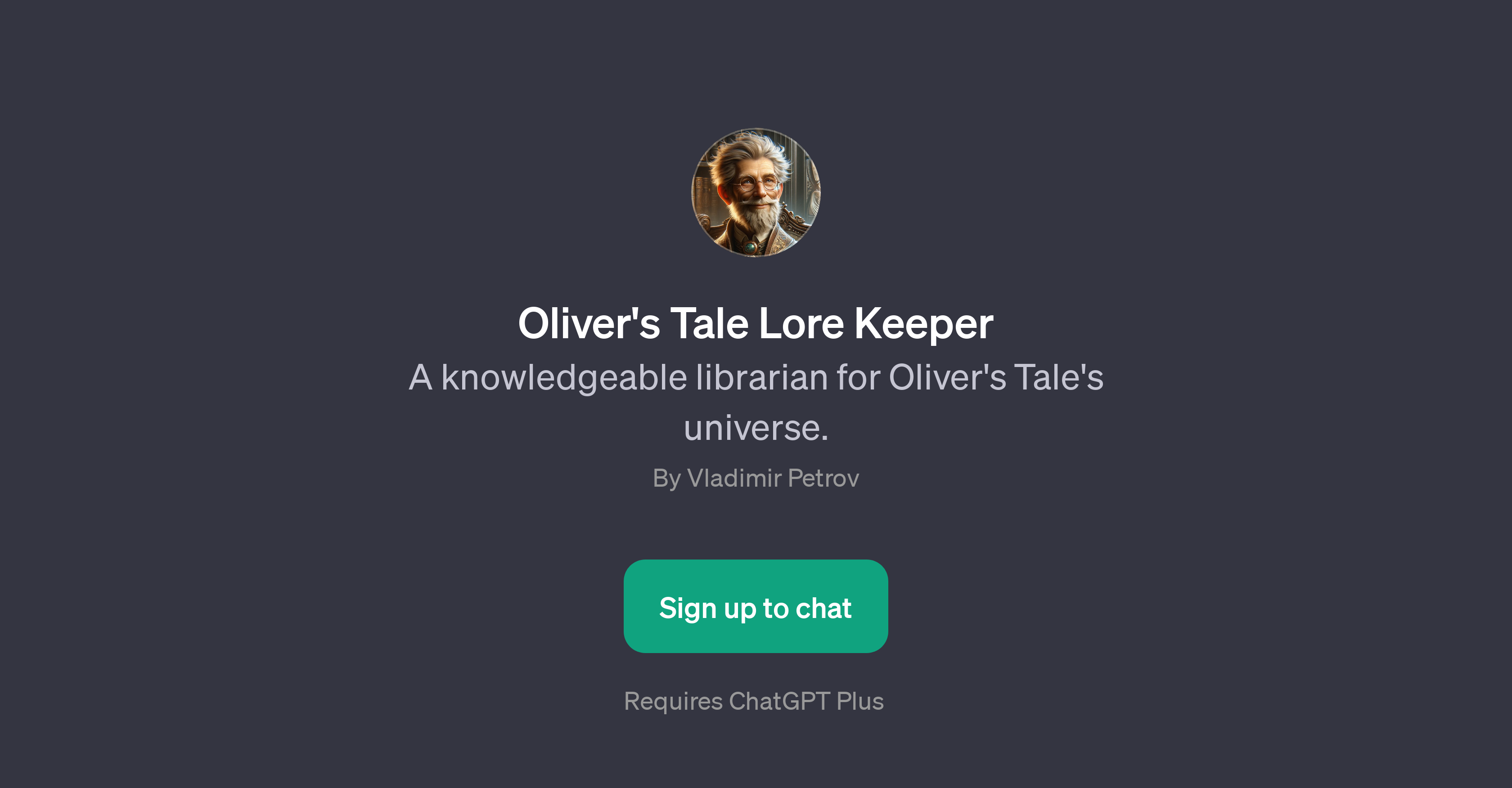 Oliver's Tale Lore Keeper - Lore exploration - TAAFT