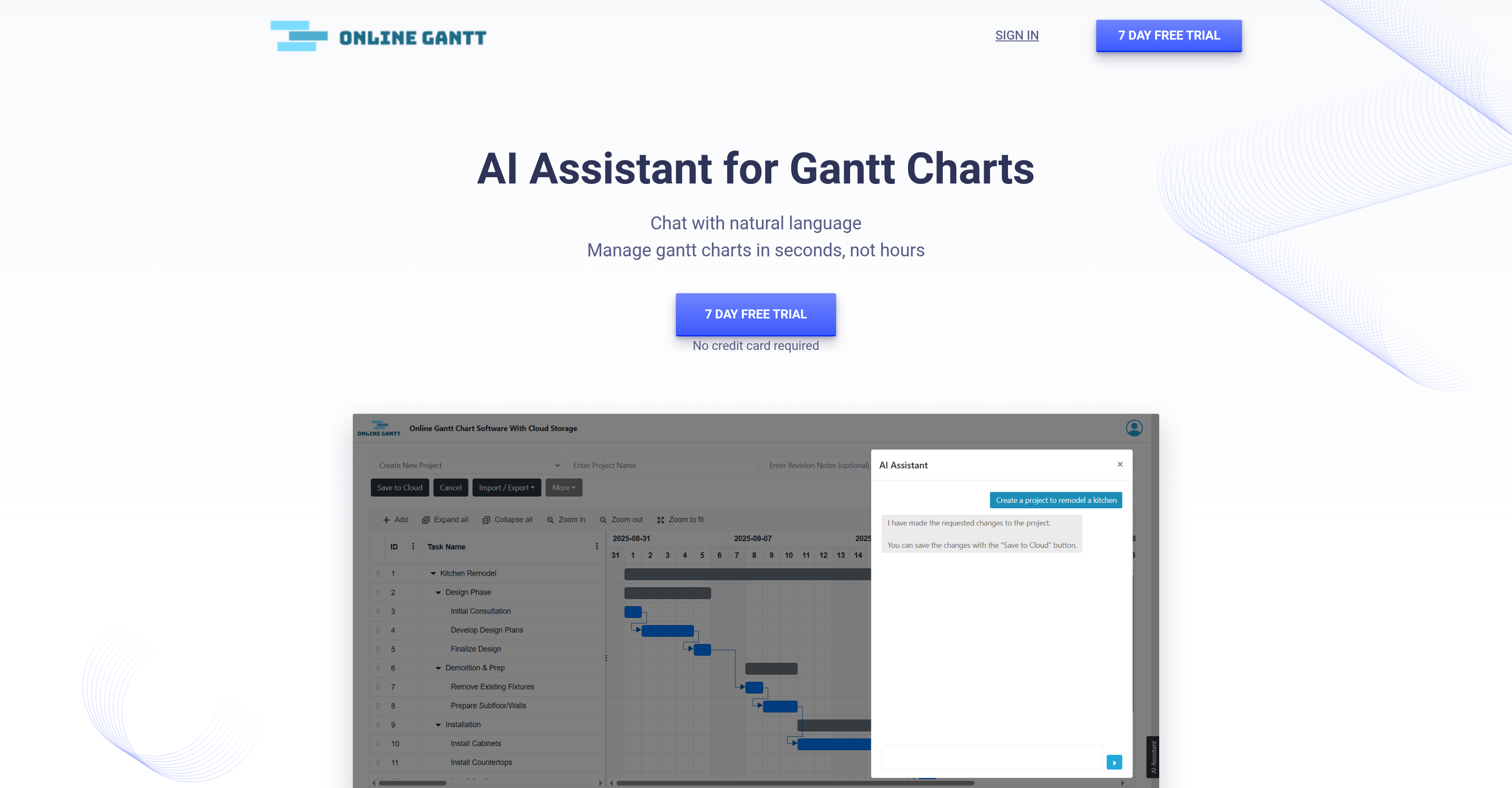 Online Gantt - Gantt charts - TAAFT