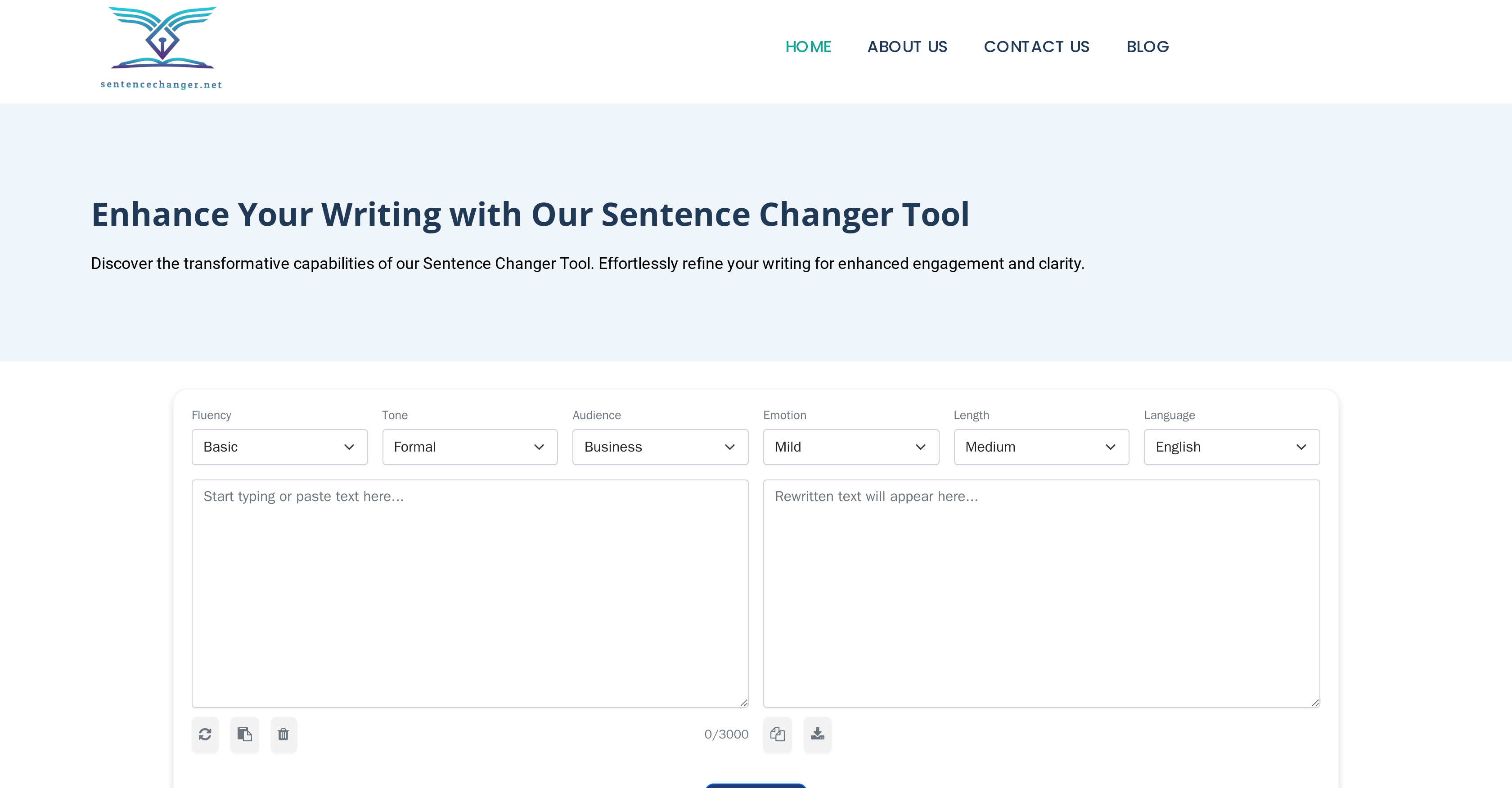 Online Sentence Changer and Rewriter - AI Sentence Ch... - AI Tool For ...