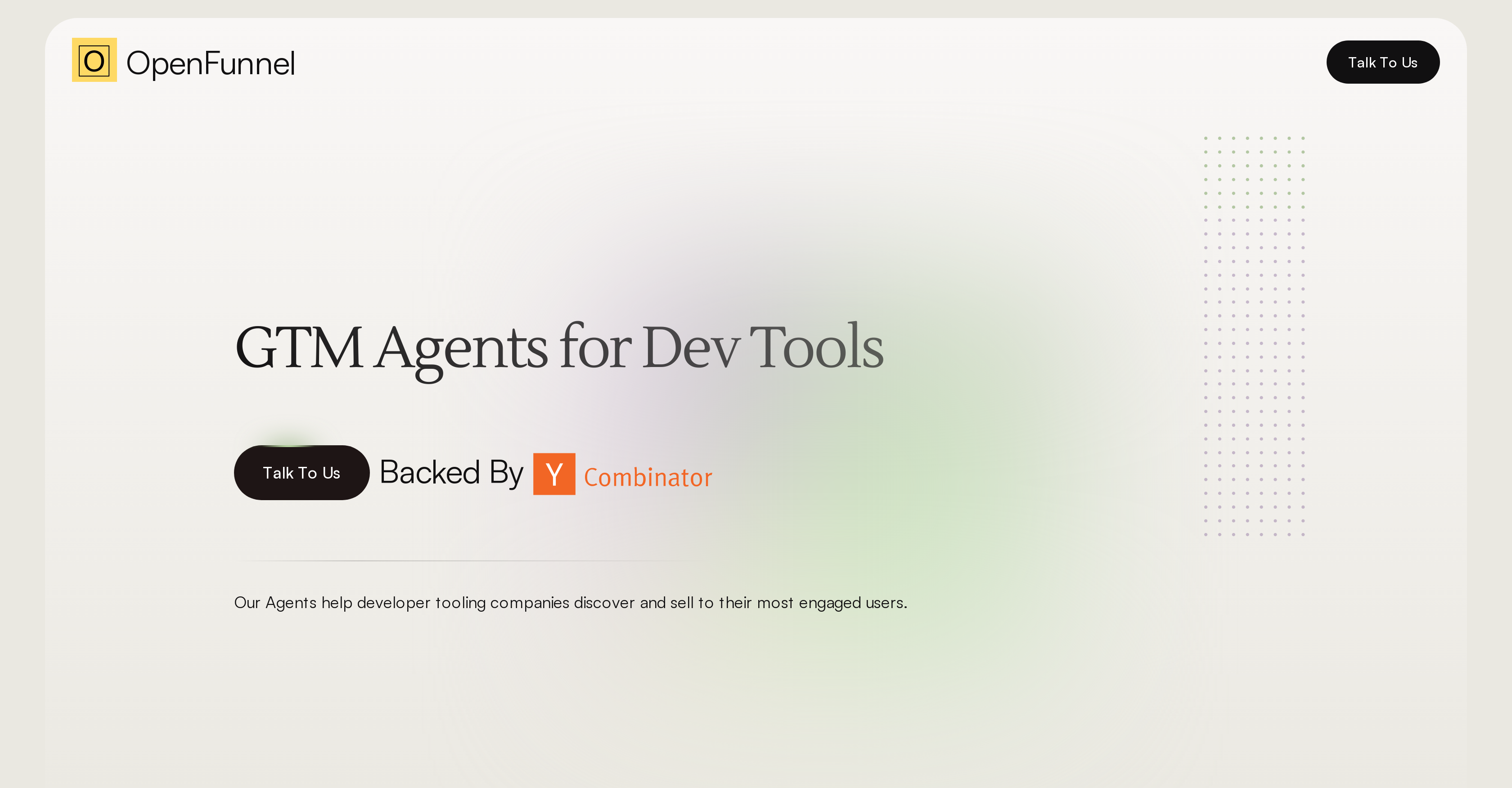 OpenFunnel - AI Tool For Sales