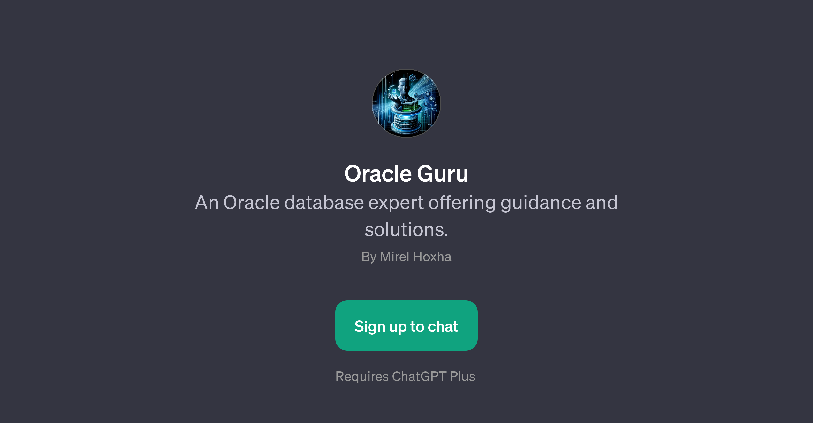 Oracle Guru - Oracle database management - TAAFT