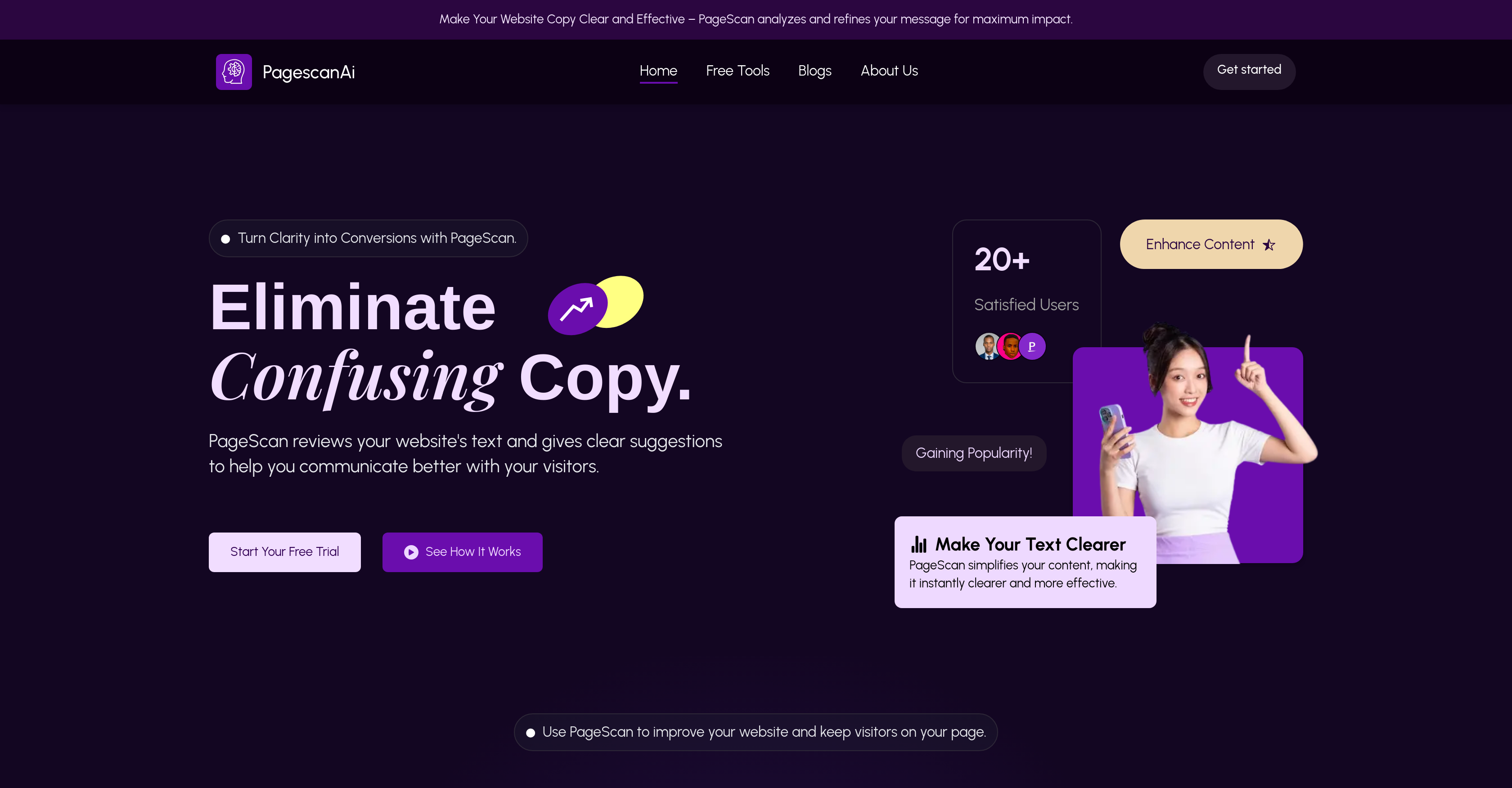 PageScan - AI Tool For Landing page optimization