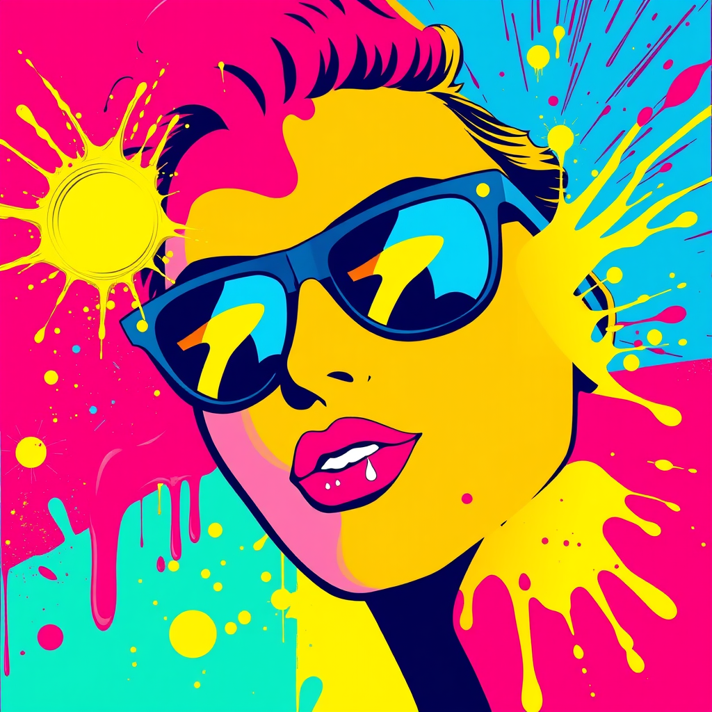 Paint Splash/Pop Art AI - (Free, No Signup AI Tool)