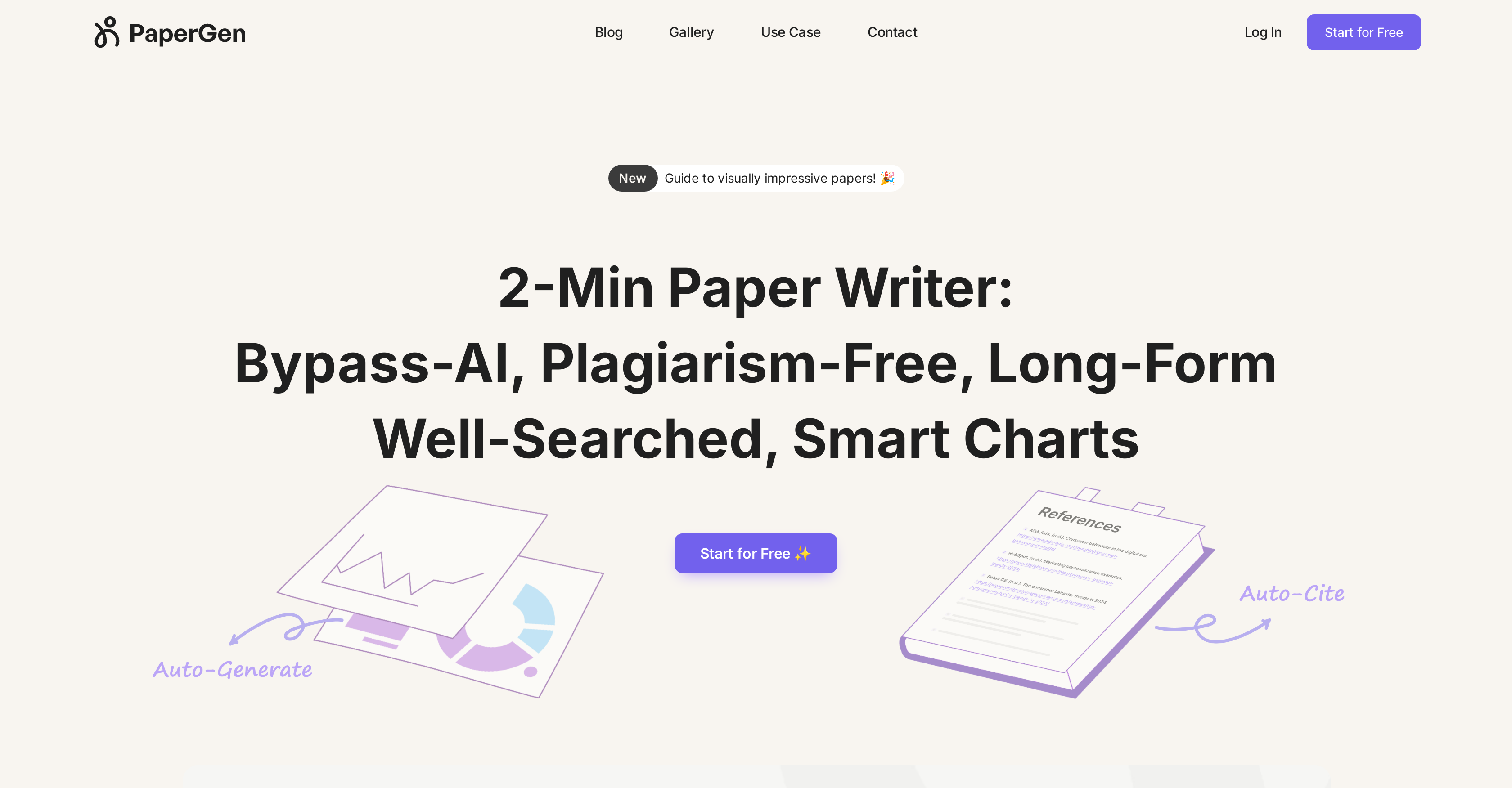 PaperGen - AI Tool For Academic writing