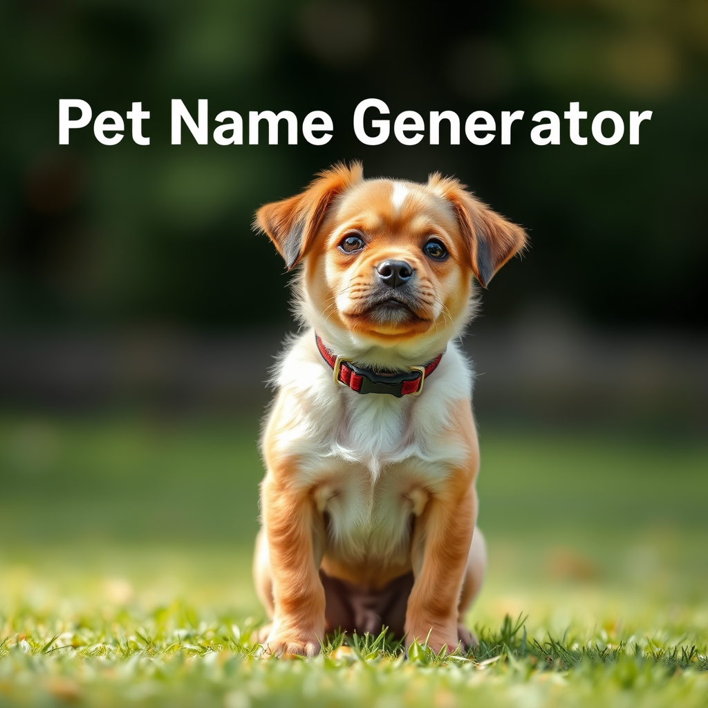 Pet Name Generator - (Free, No Signup AI Tool)