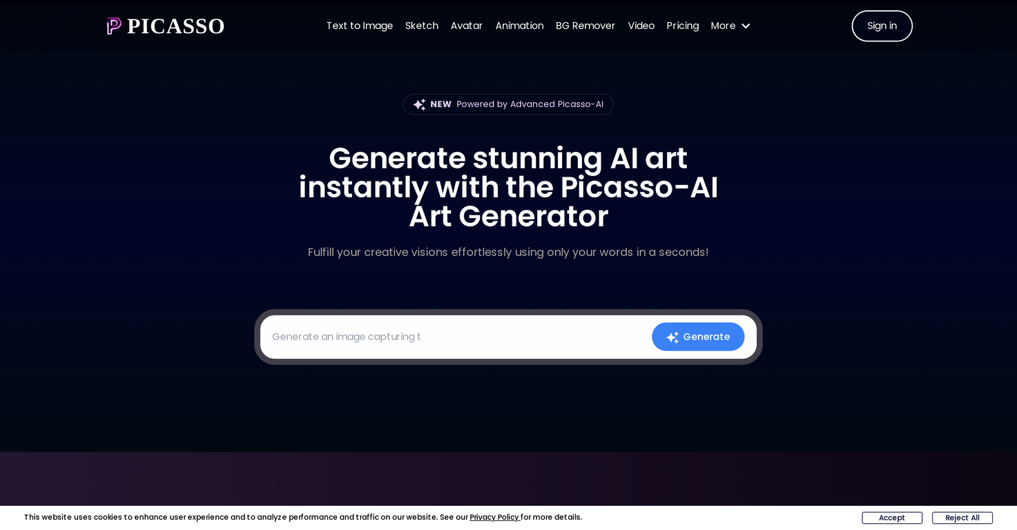 Picasso AI - AI Tool For Images
