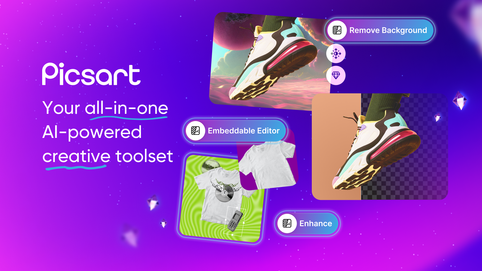 Creative APIs by Picsart - Content editing - TAAFT