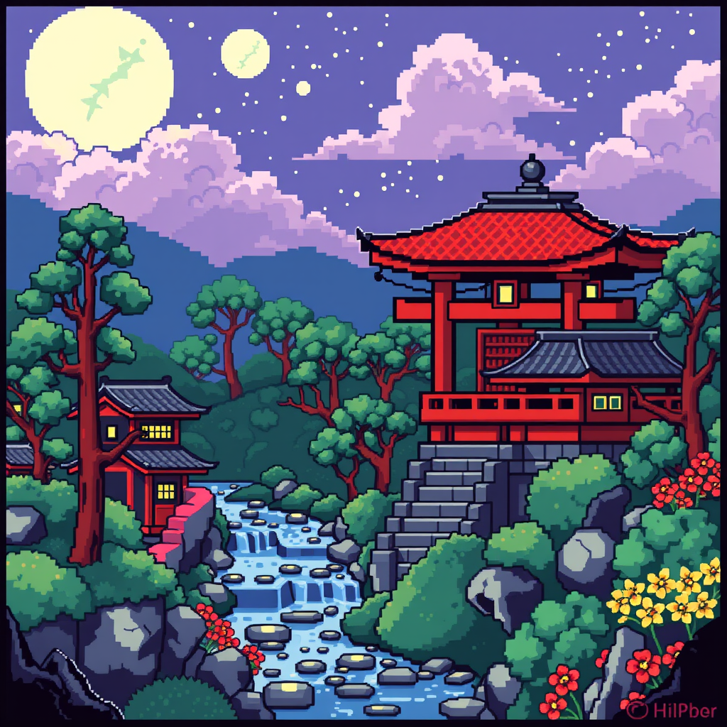 Pixel art 8-bit generator - AI Powered by search engine - pixel art by ...