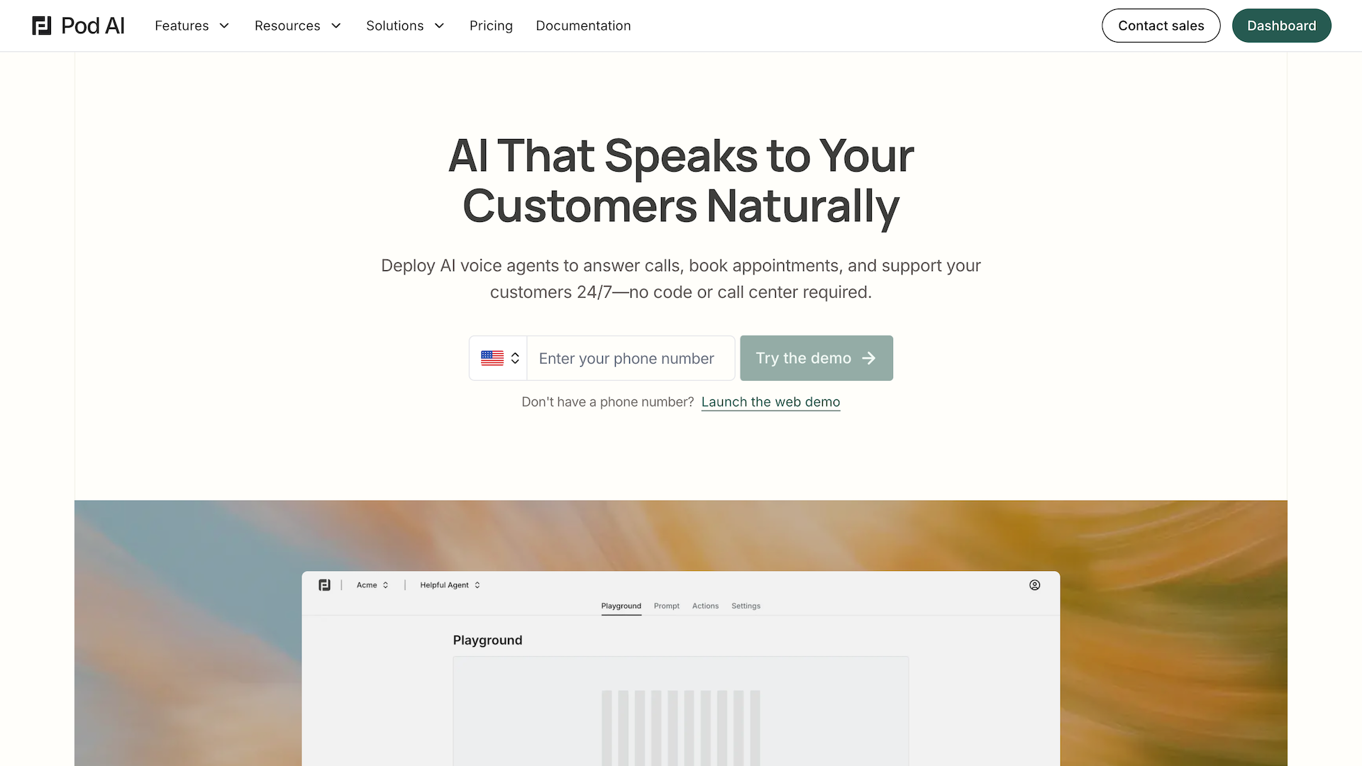 Pod AI - AI Tool For Call agents