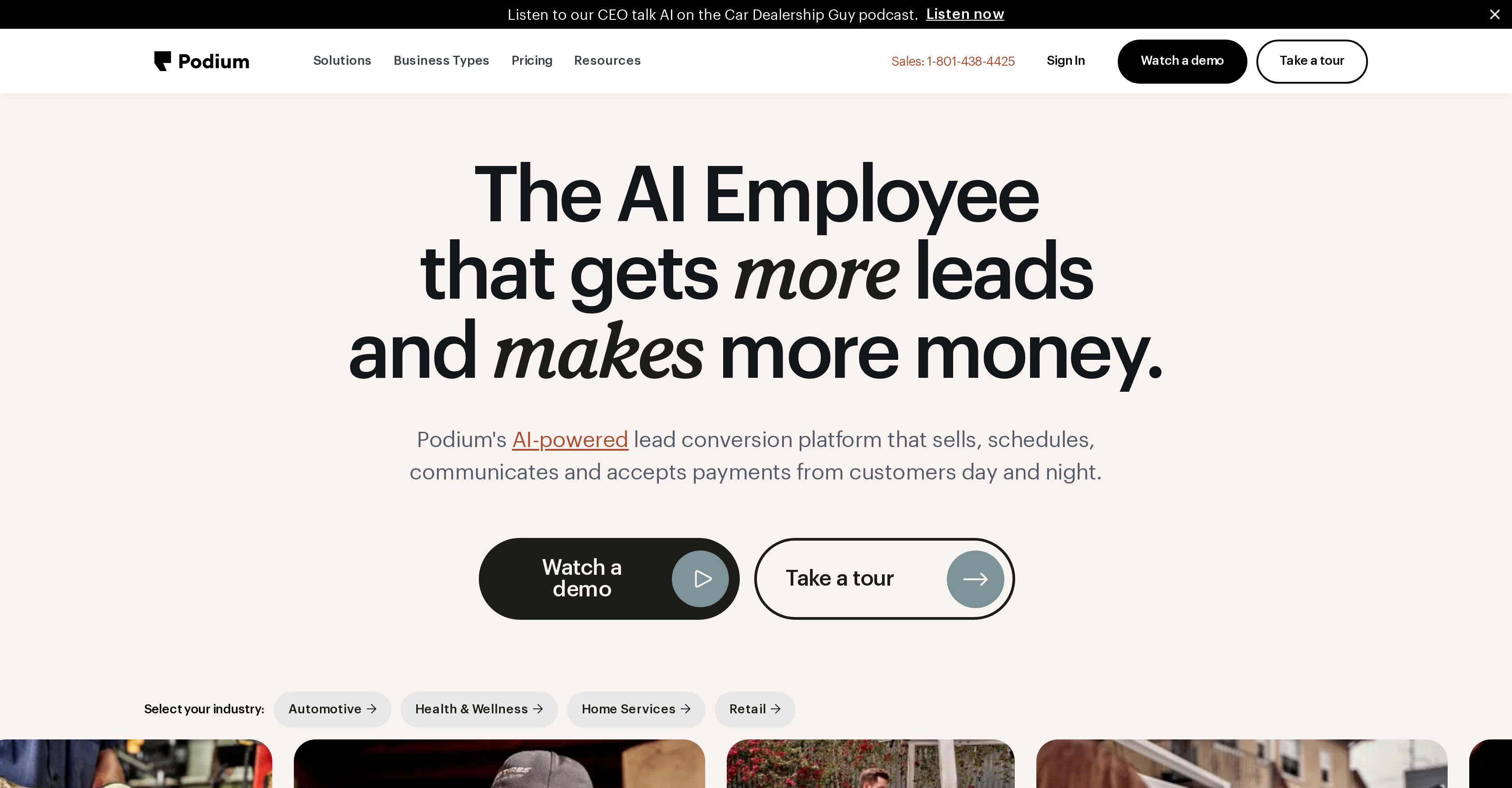 Podium And 11 Other AI Alternatives For Sales