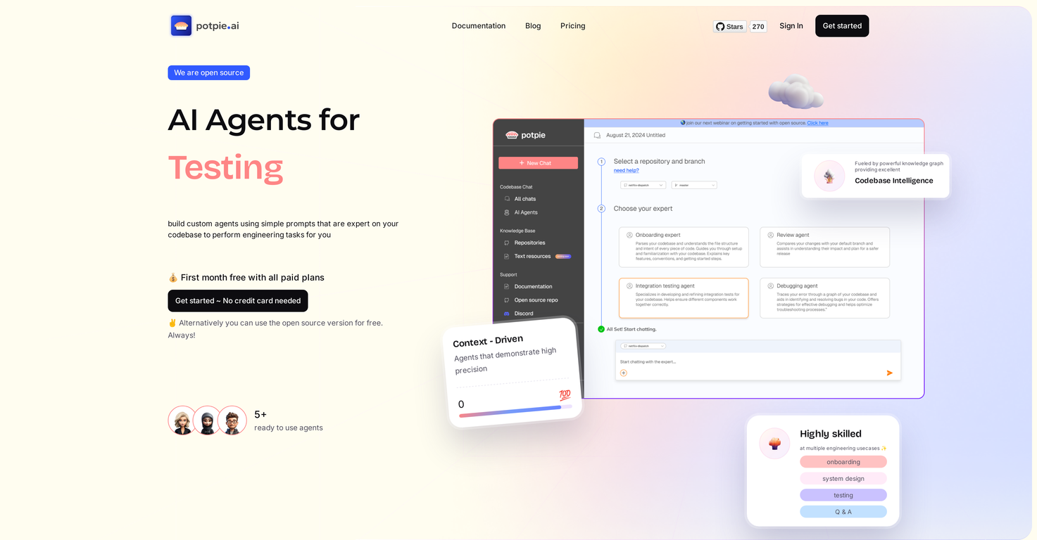Potpie - AI Tool For Agents