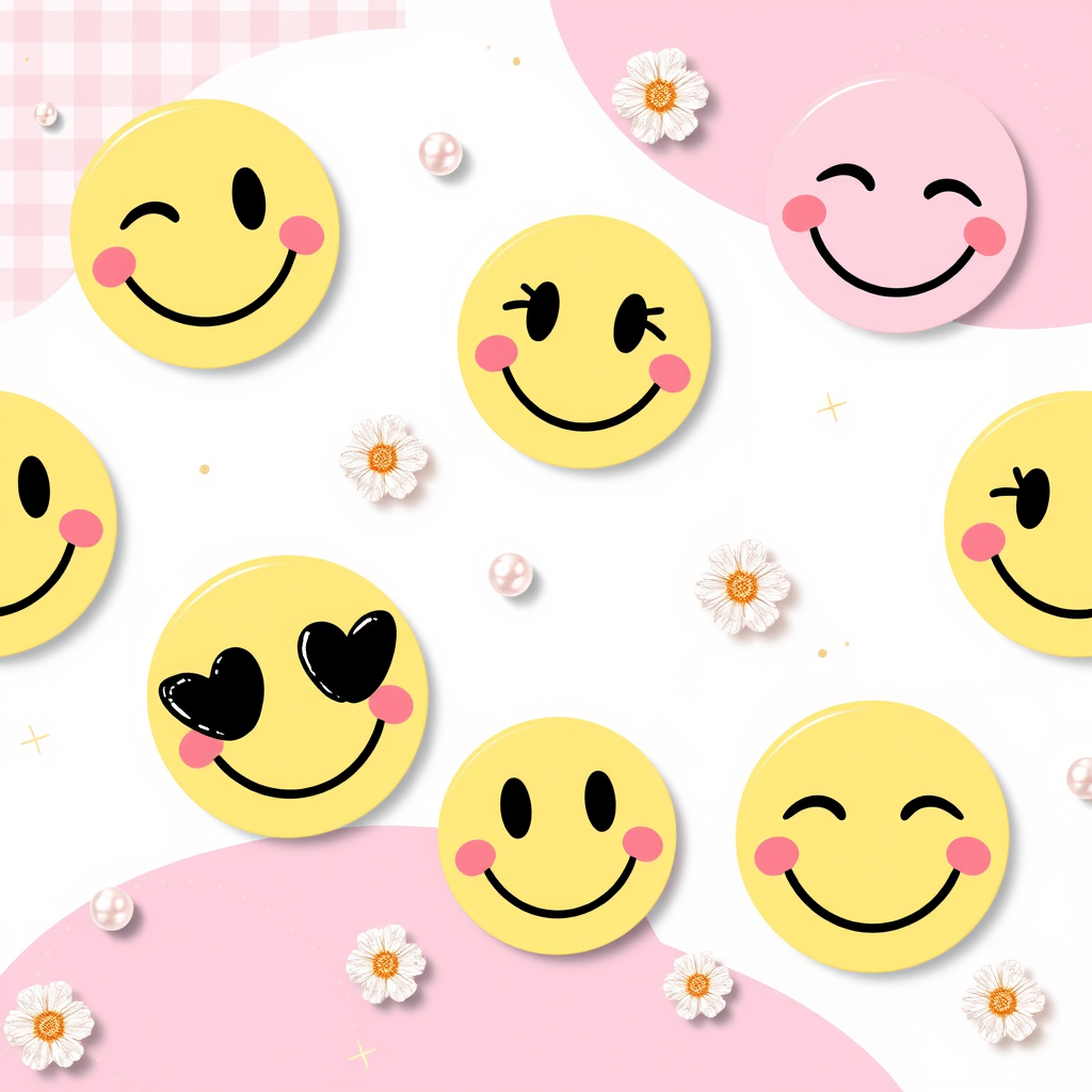 Preppy Smiley Face Wallpapers - (Free, No Signup AI Tool)