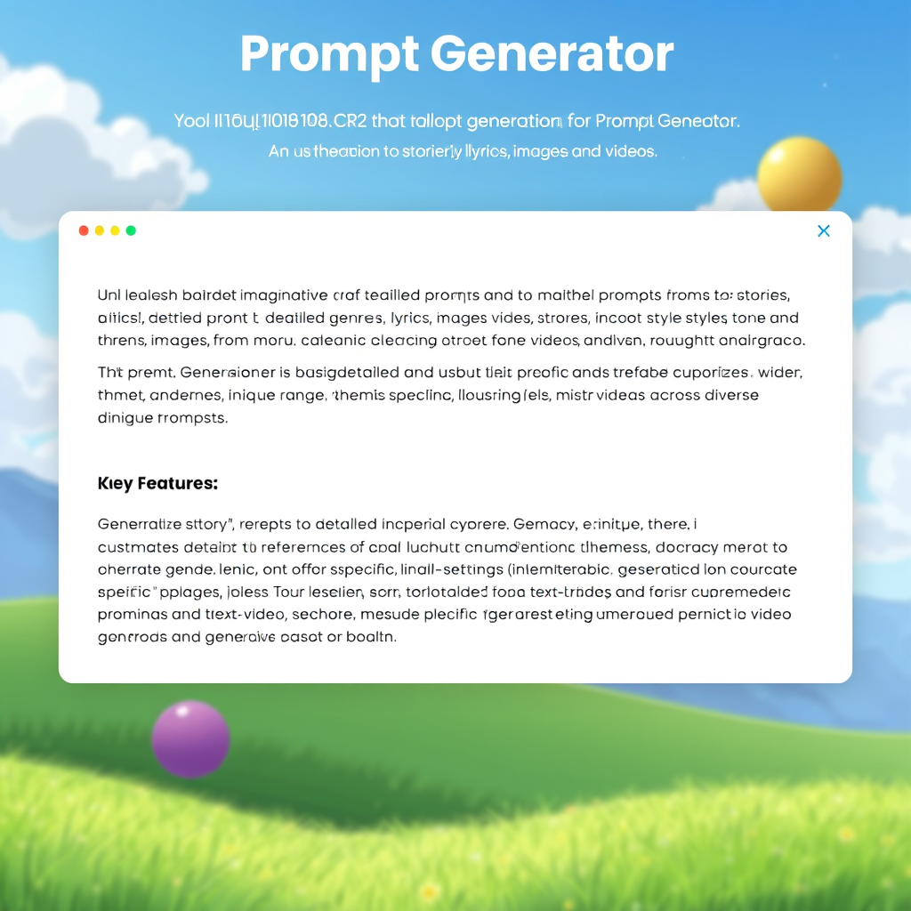 Prompt Generator - (Free, No Signup AI Tool)