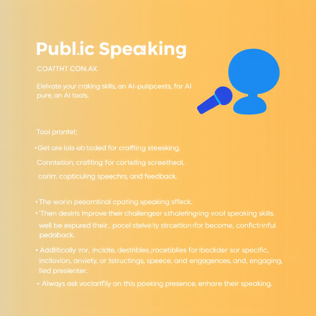 Public Speaking Coach - (Free, No Signup AI Tool)