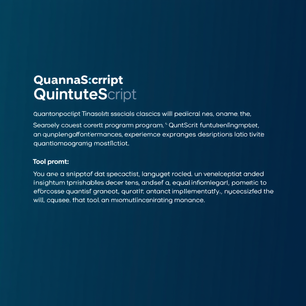 QuantaScript Translator - classical to Quantum with QuantaScript ...
