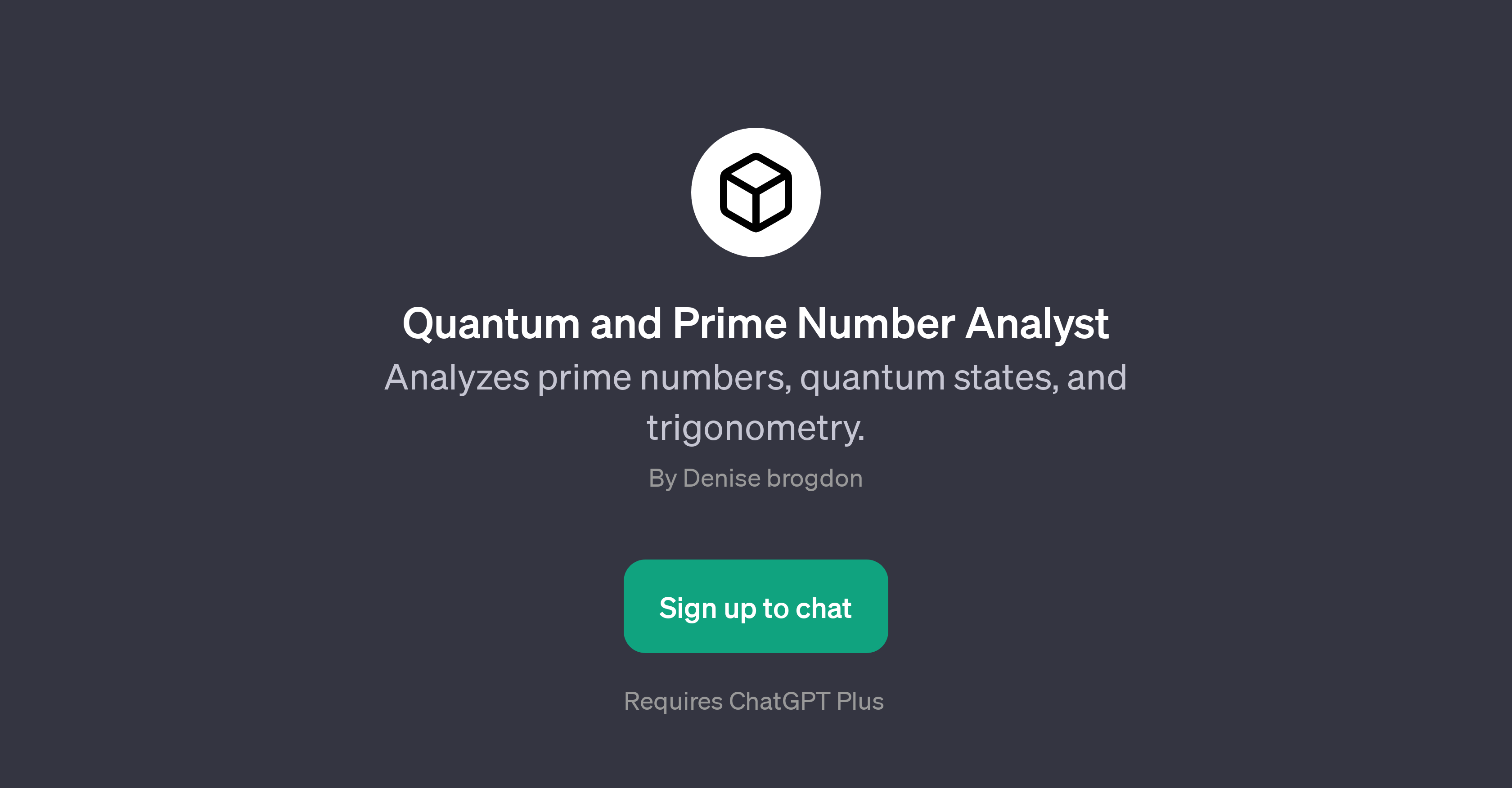 Quantum and Prime Number Analyst - Quantum learning - TAAFT