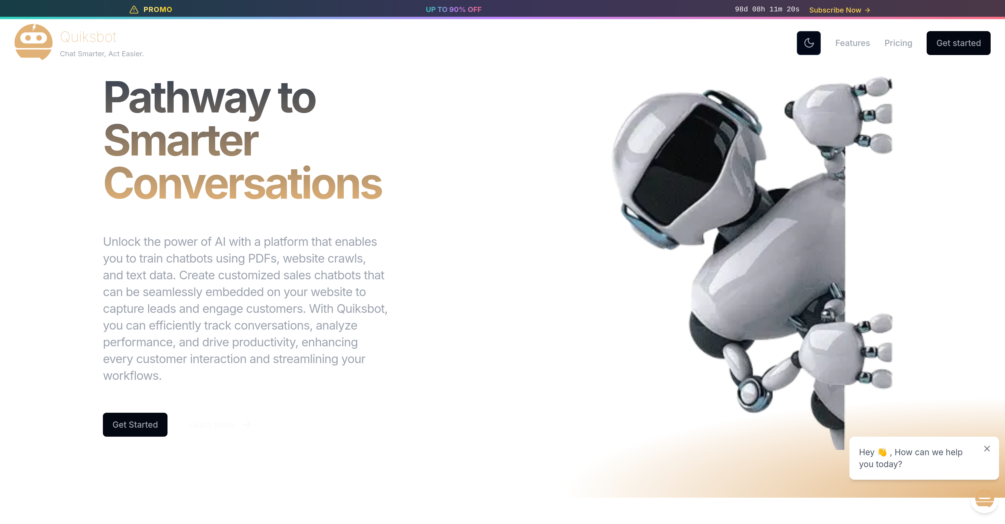 Quiksbot - AI Tool For Chatbots