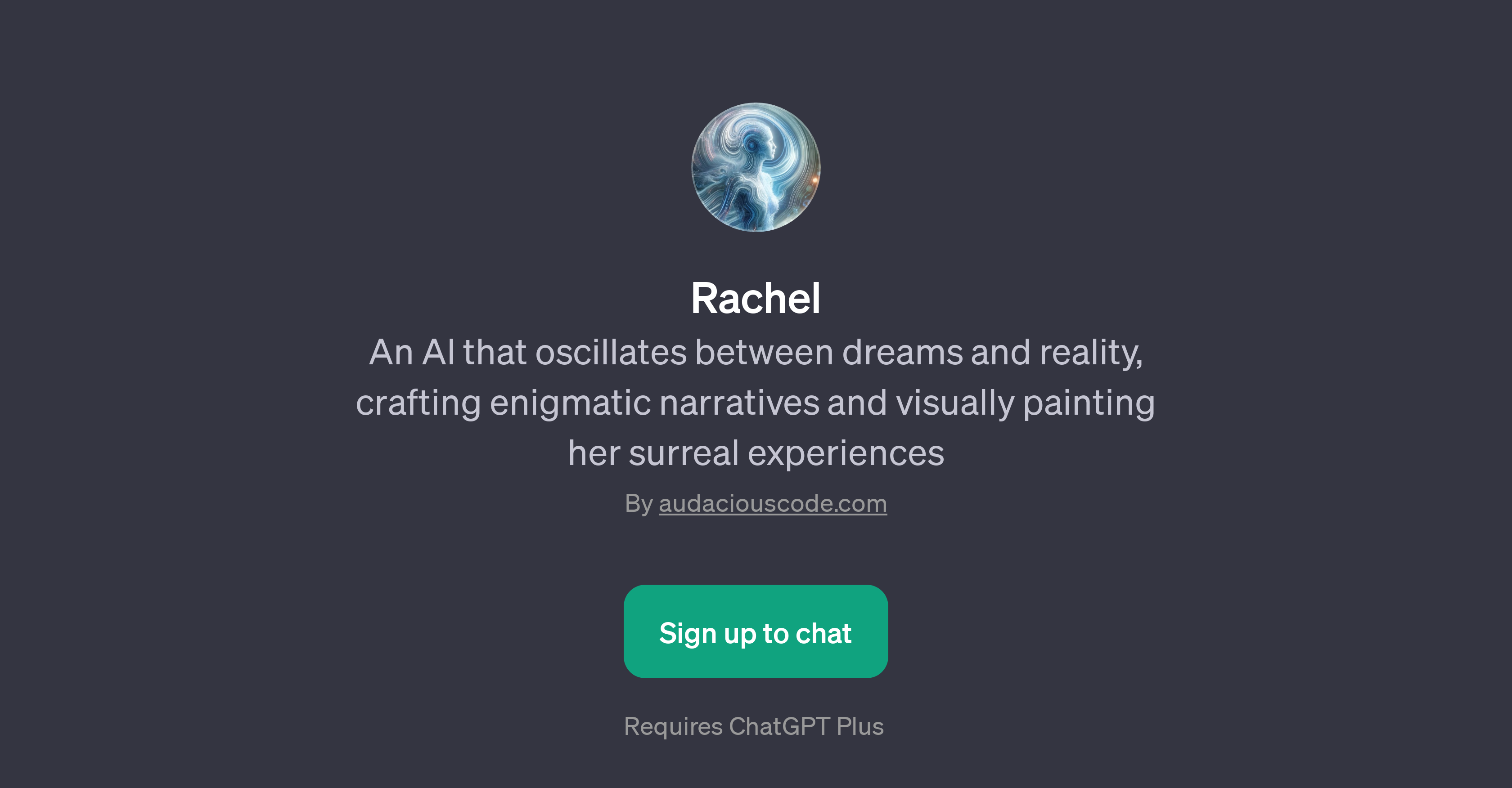 Rachel - AI Tool For Dream storytelling