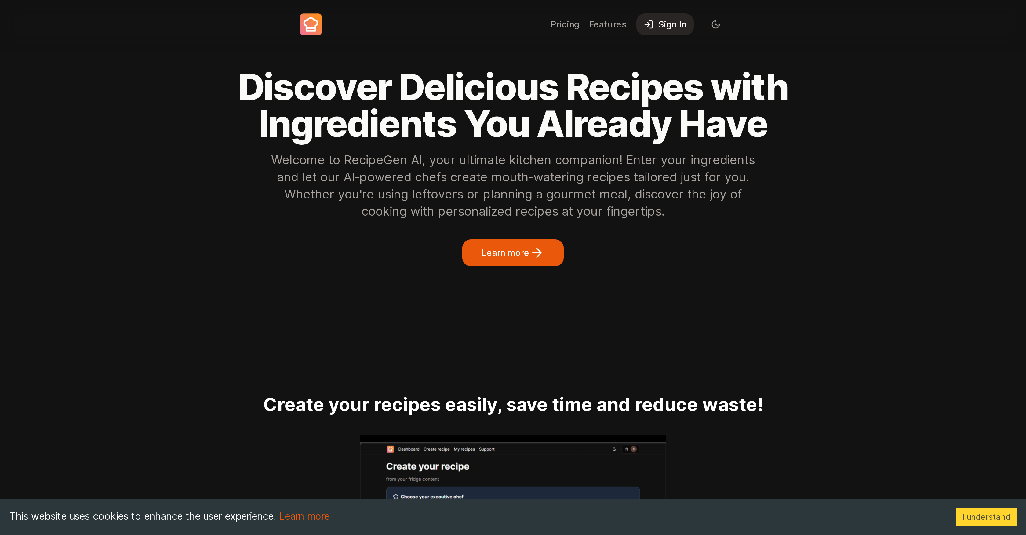 RecipeGen AI - AI Tool For Recipes