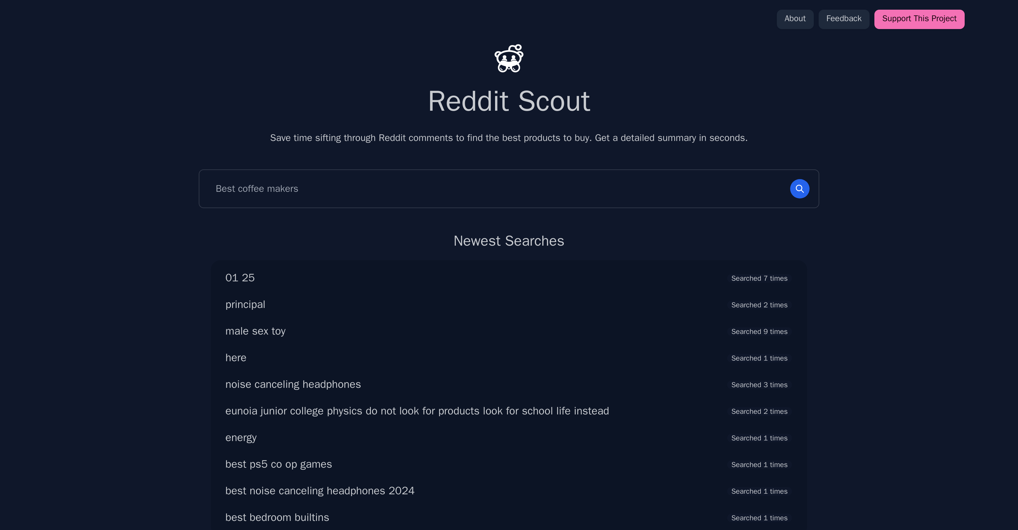 Reddit Scout - Reddit summaries - TAAFT
