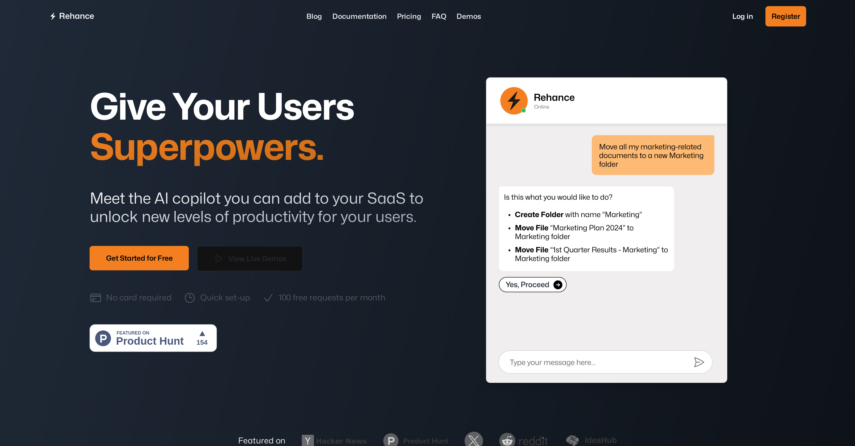 Rehance - AI Tool For Productivity