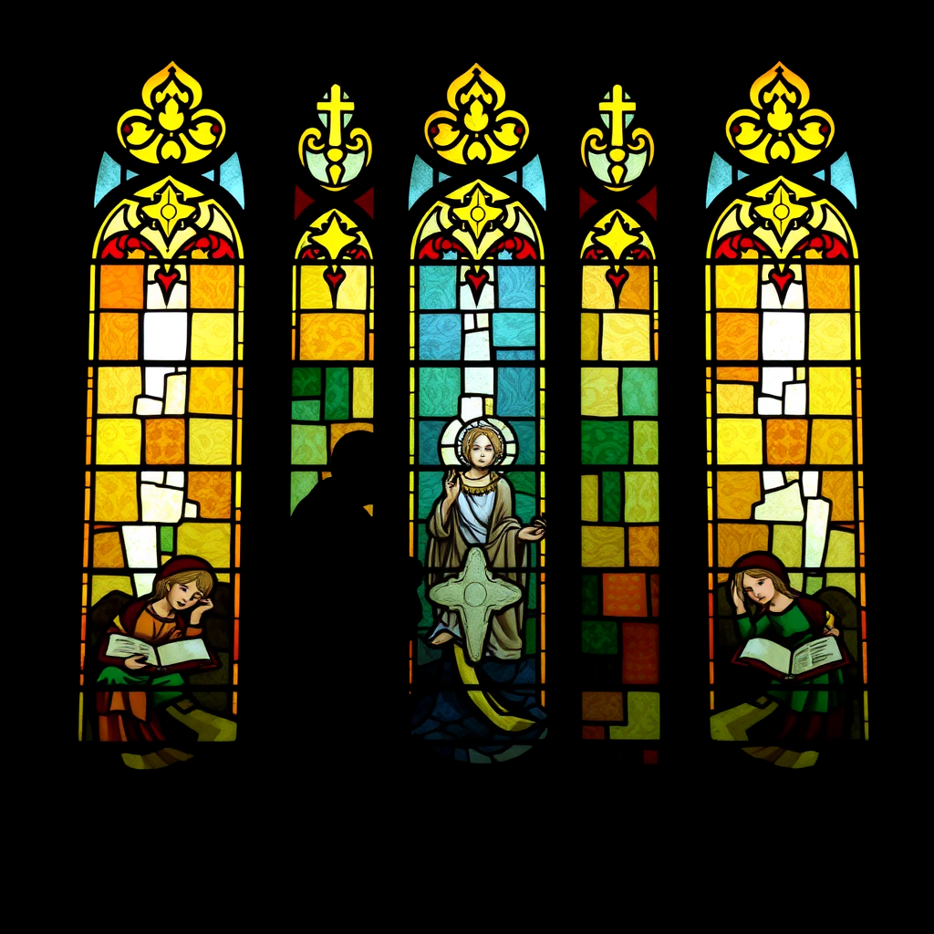 Religious Stained Glass Windows - (Free, No Signup AI Tool)