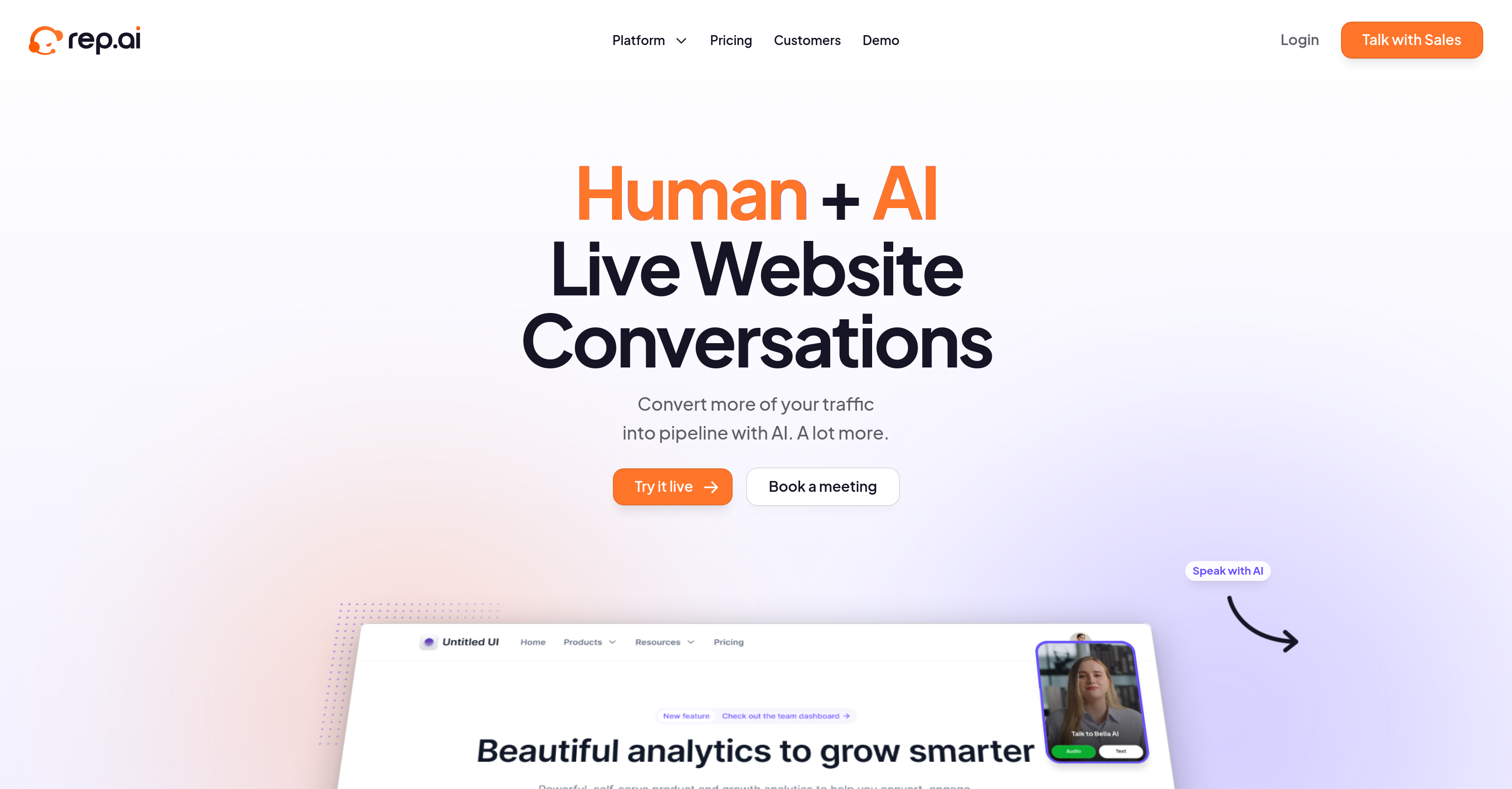 Rep.ai - AI Tool For Sales
