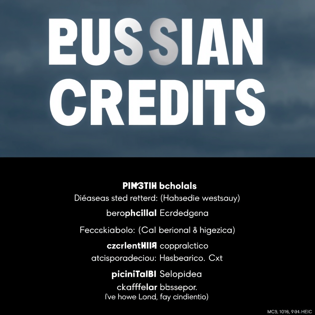 Russian end Credits Generator - (Free, No Signup AI Tool)