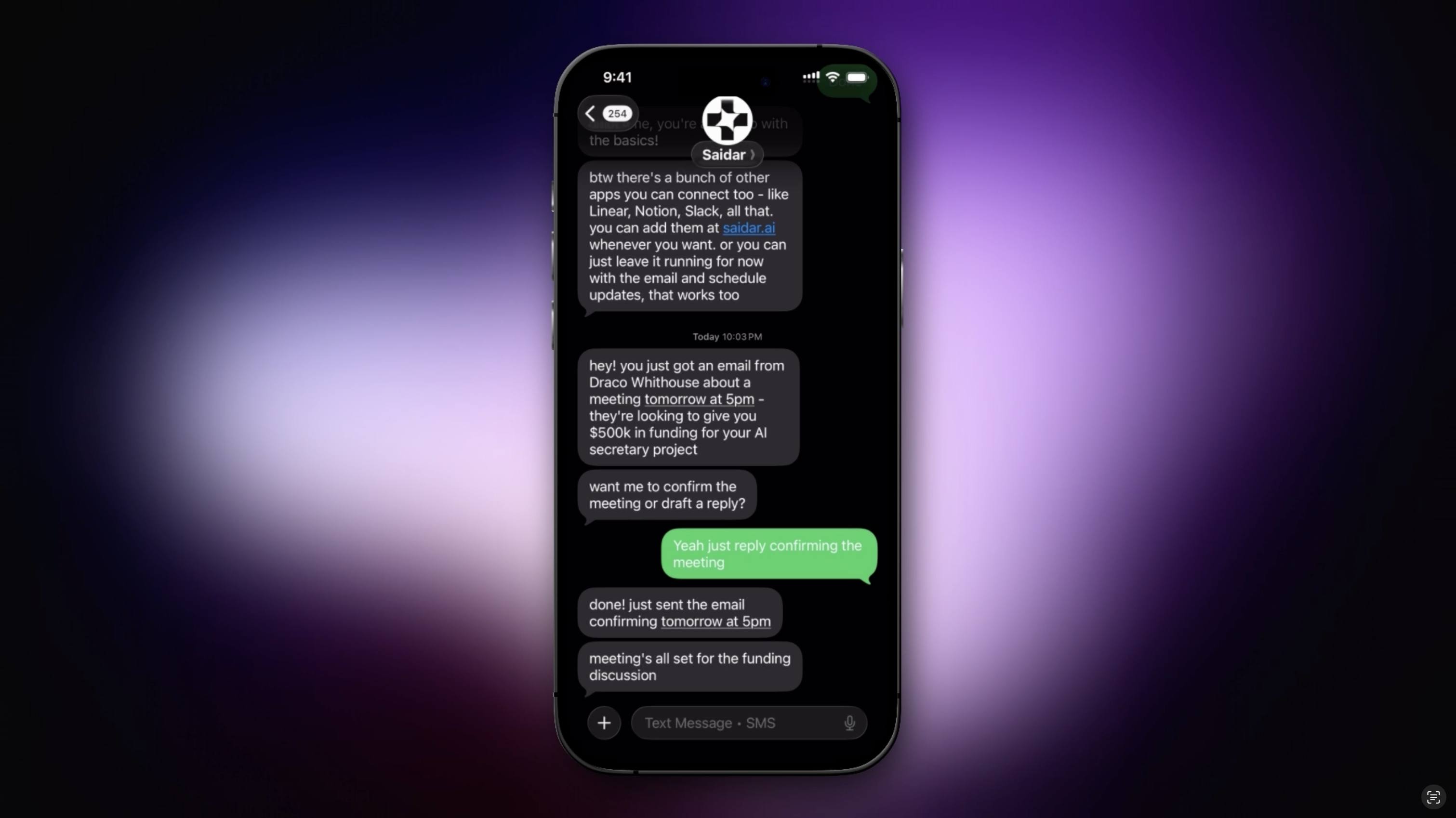 Saidar 3.0 - AI Tool For Productivity