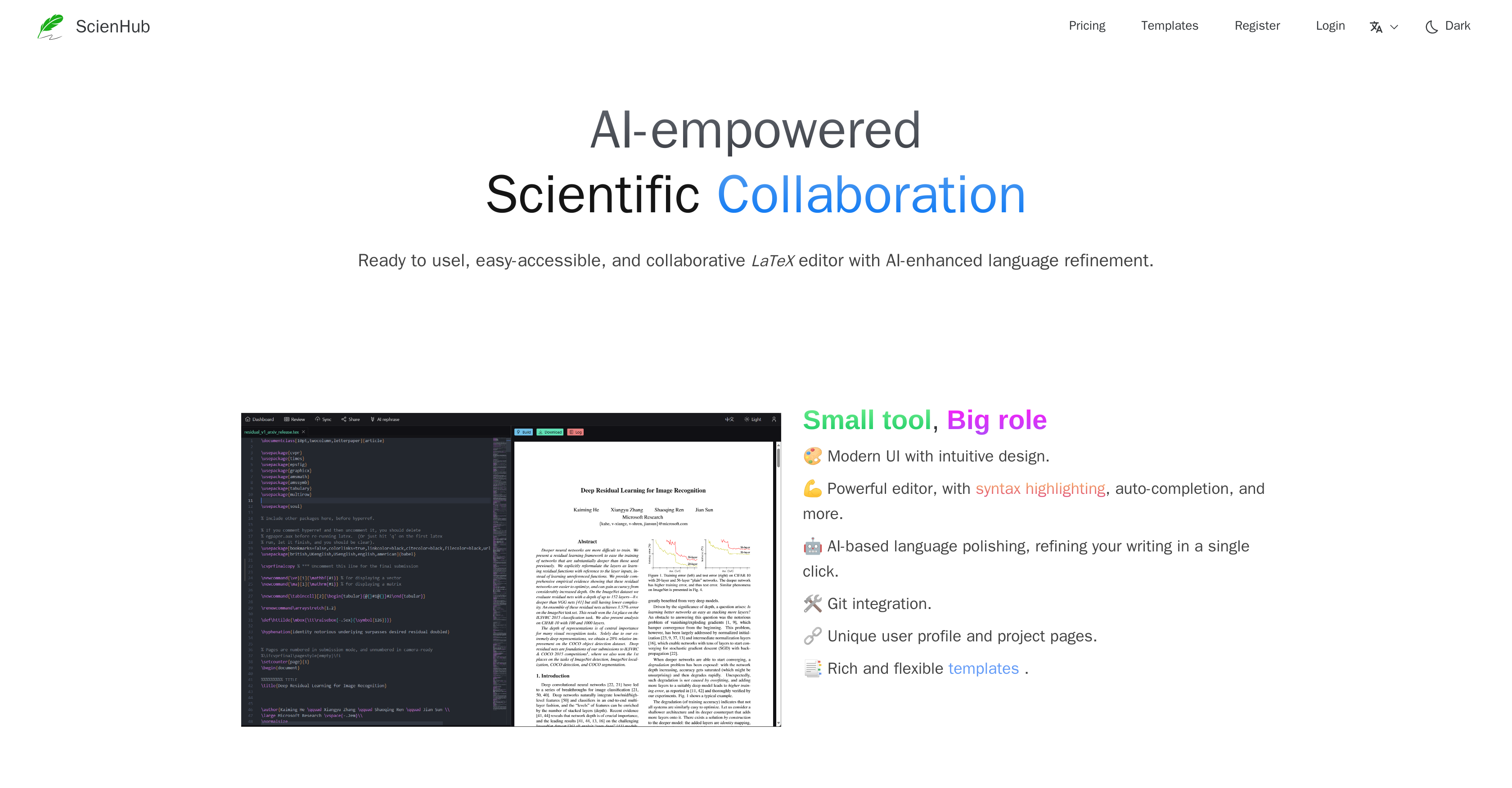 ScienHub - AI Tool For Research