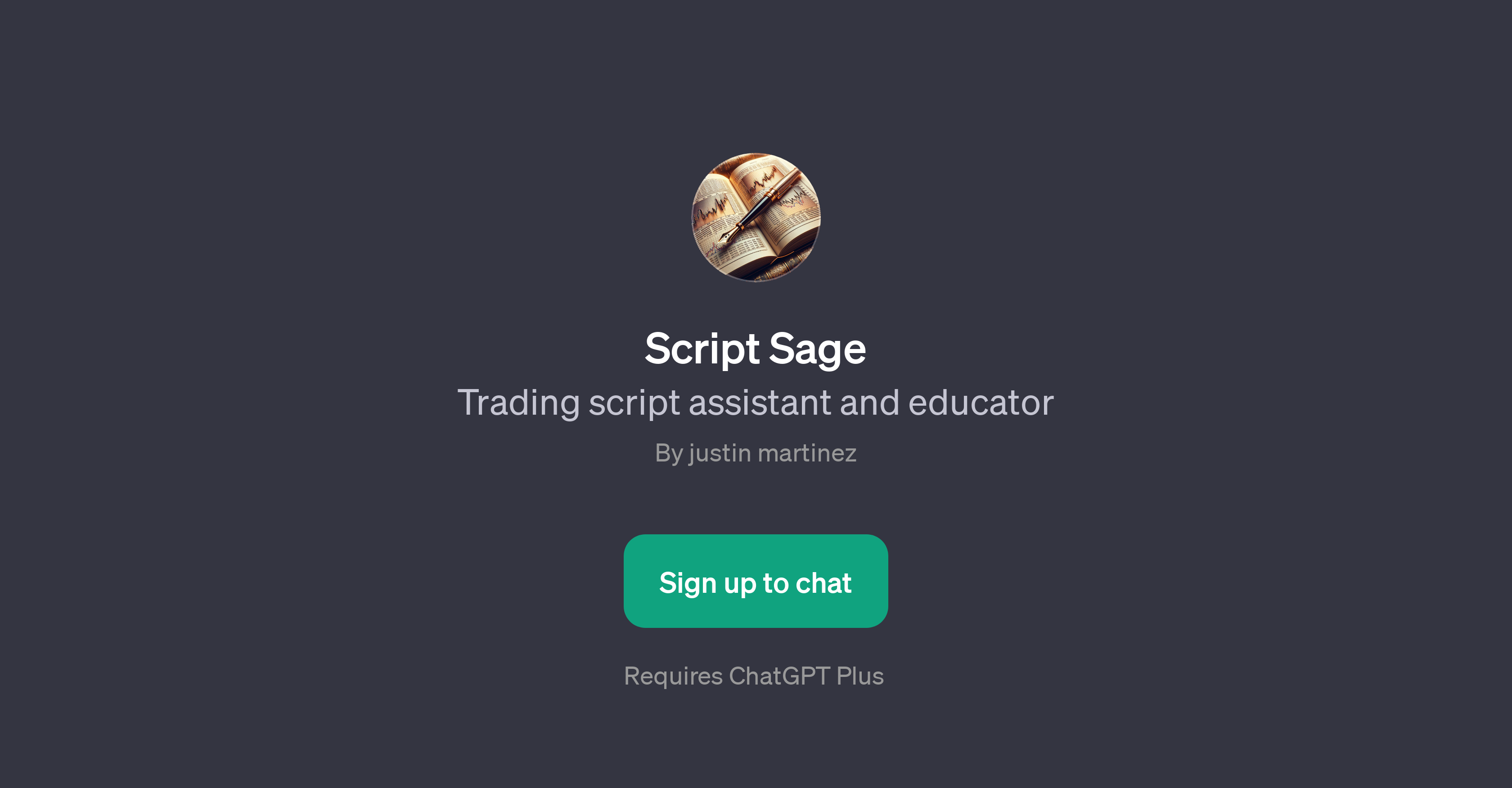 Script Sage - Trading script assistance - TAAFT
