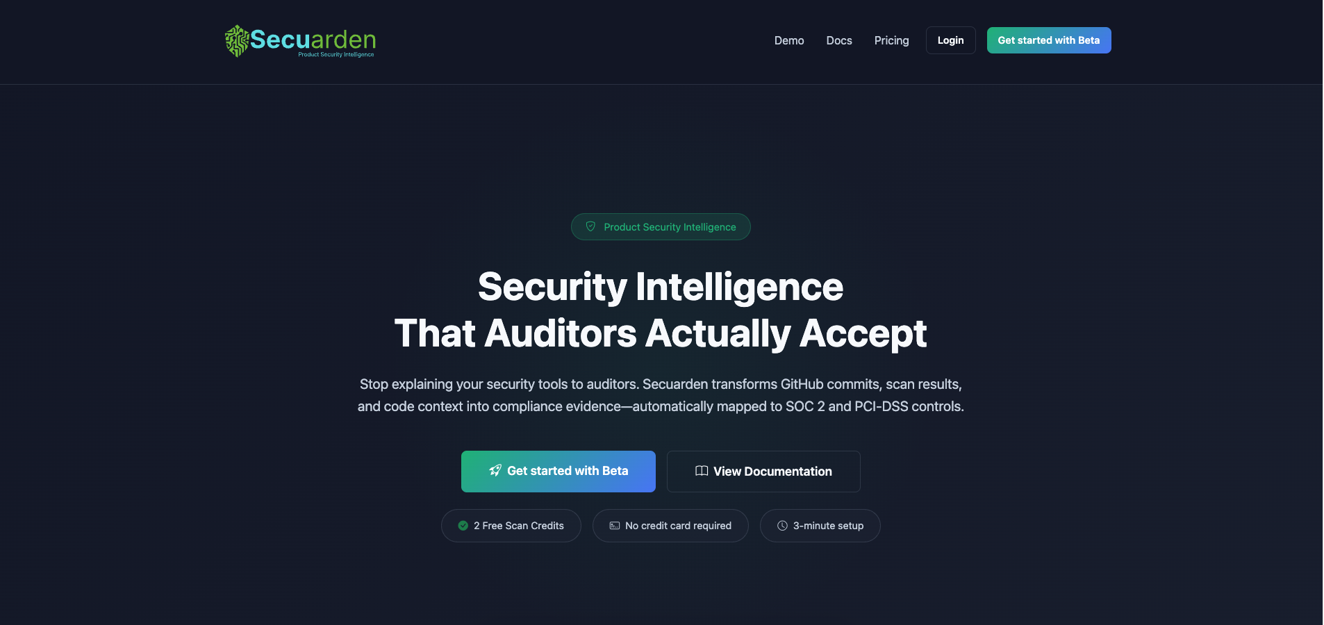 Secuarden - Code security analysis - TAAFT