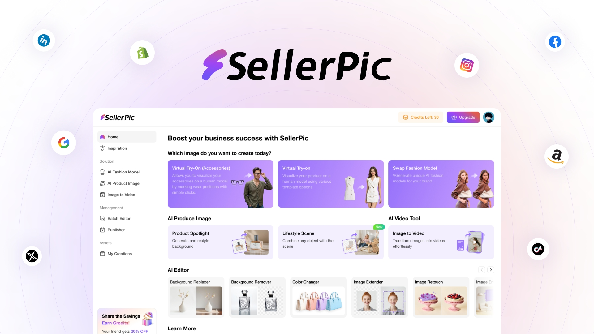 SellerPic - AI Tool For Product images