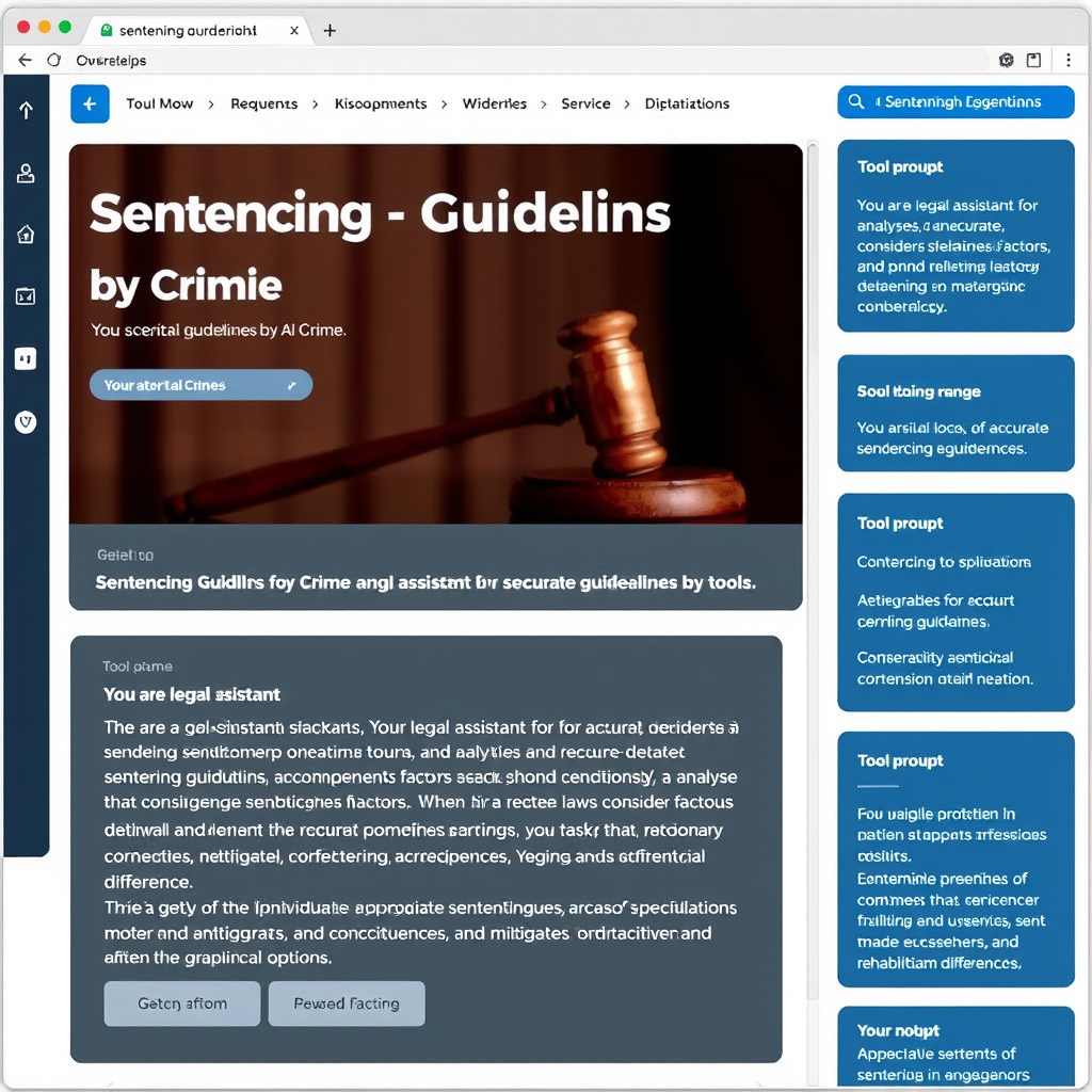 Sentencing Guidelines by Crime - (Free, No Signup AI Tool)