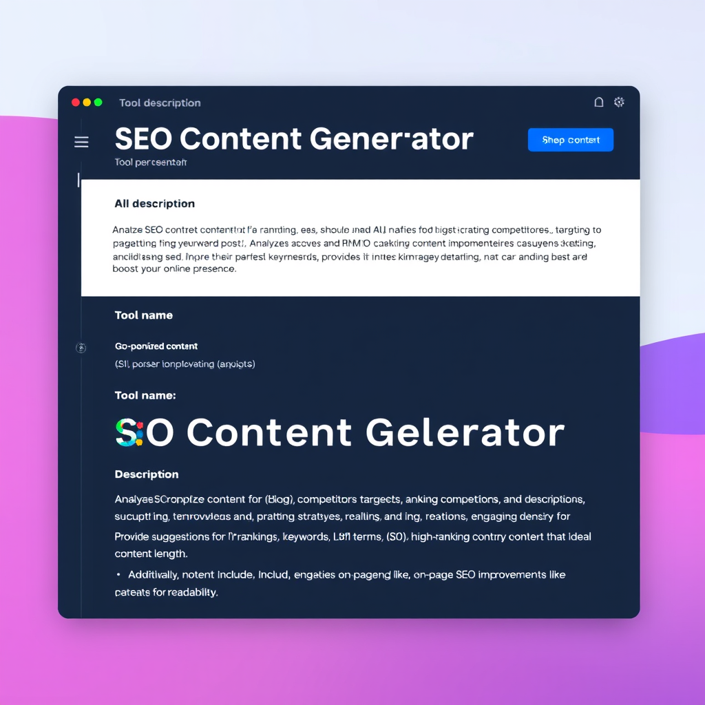 SEO Content Generator - (Free, No Signup AI Tool)