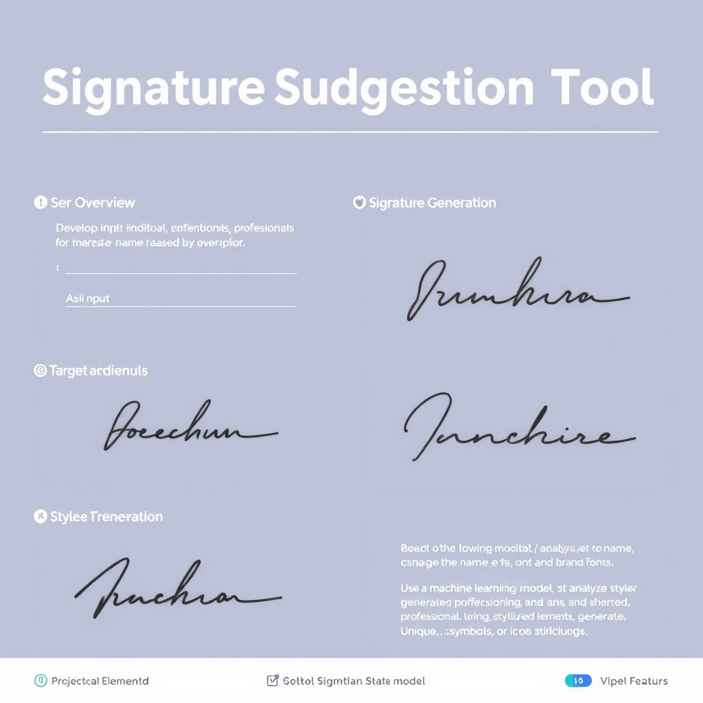Signature Suggestions AI - (Free, No Signup AI Tool)