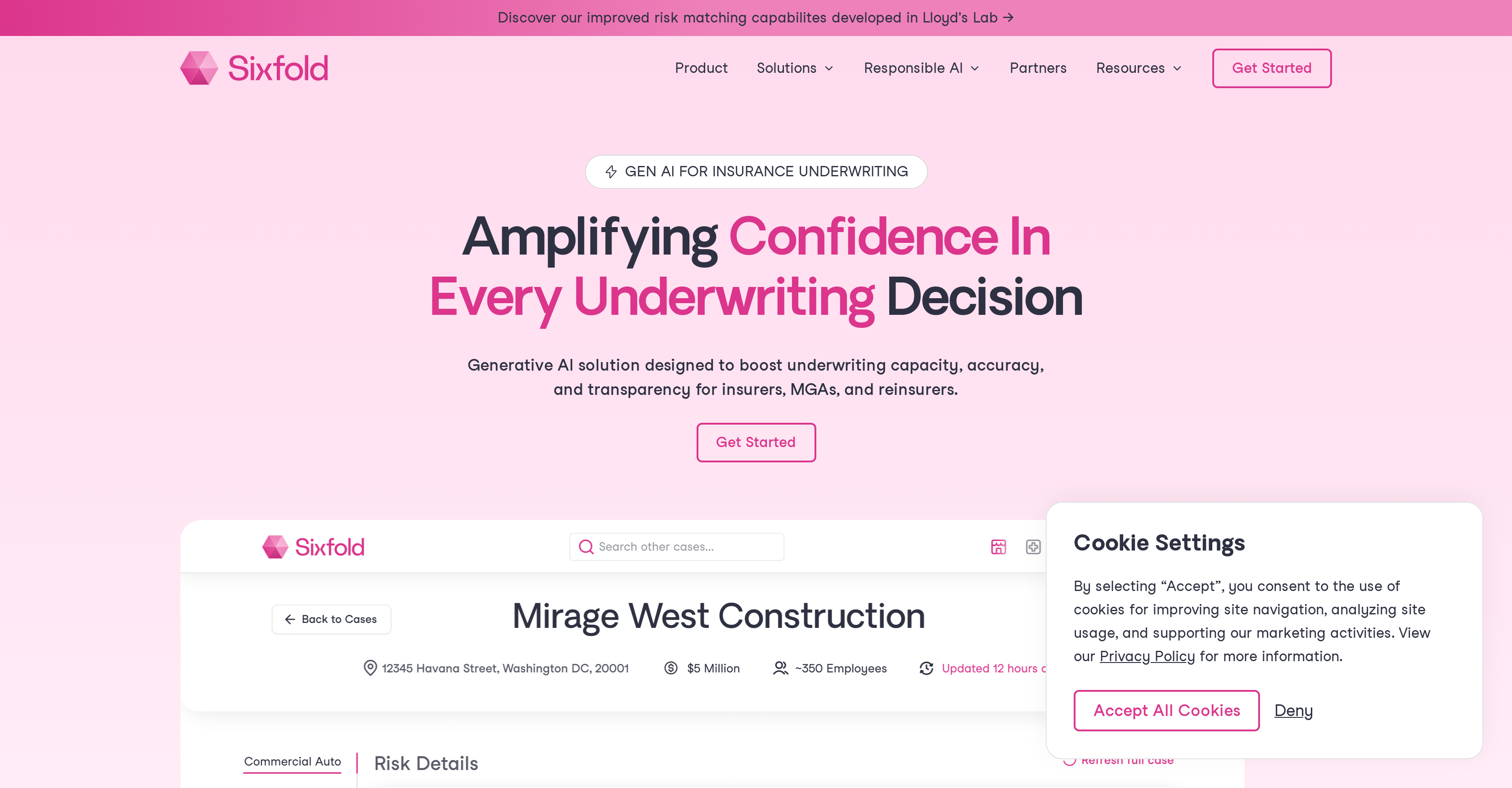 Sixfold - Insurance underwriting - TAAFT