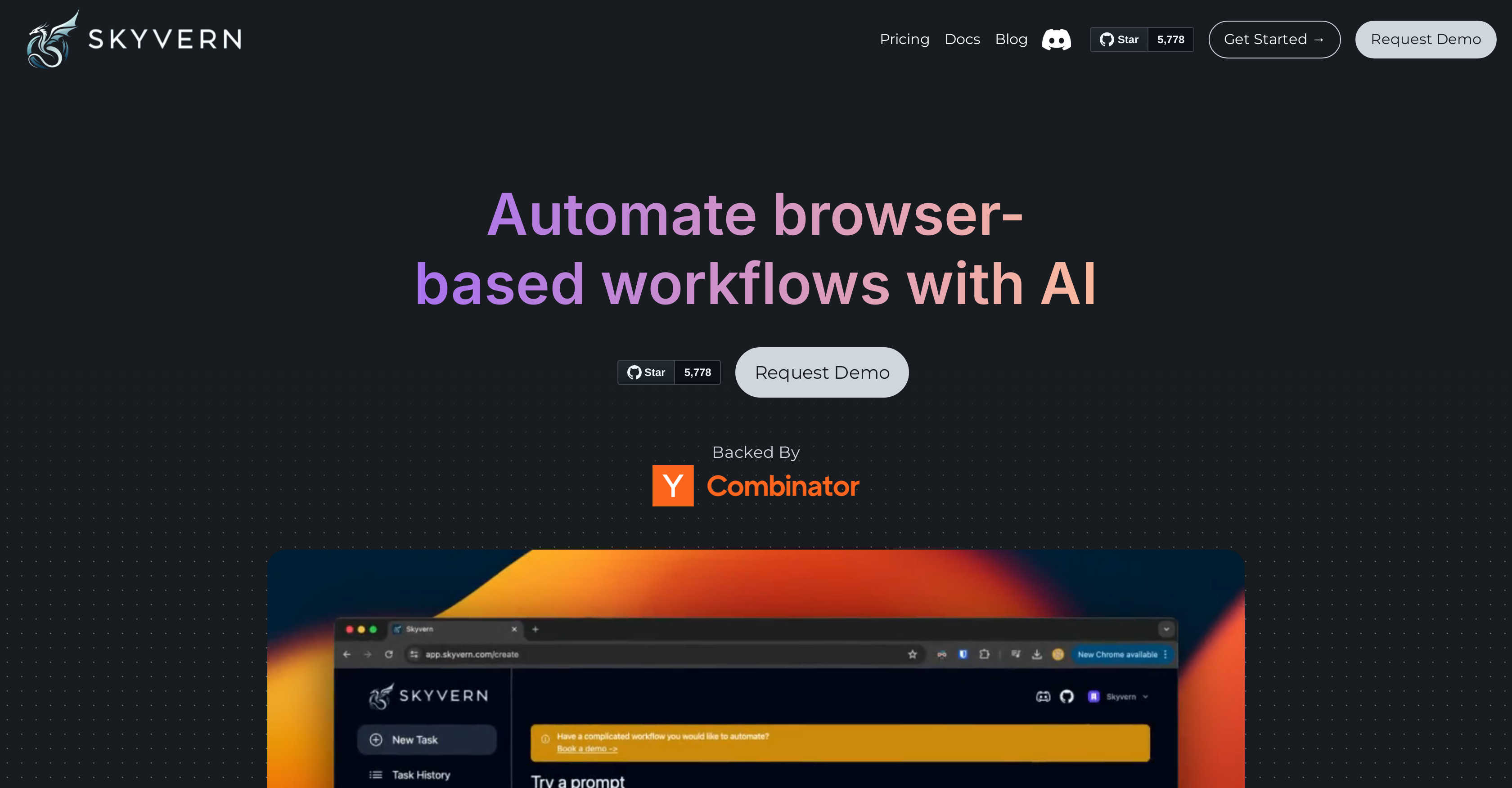 Skyvern - AI Tool For Web browsing