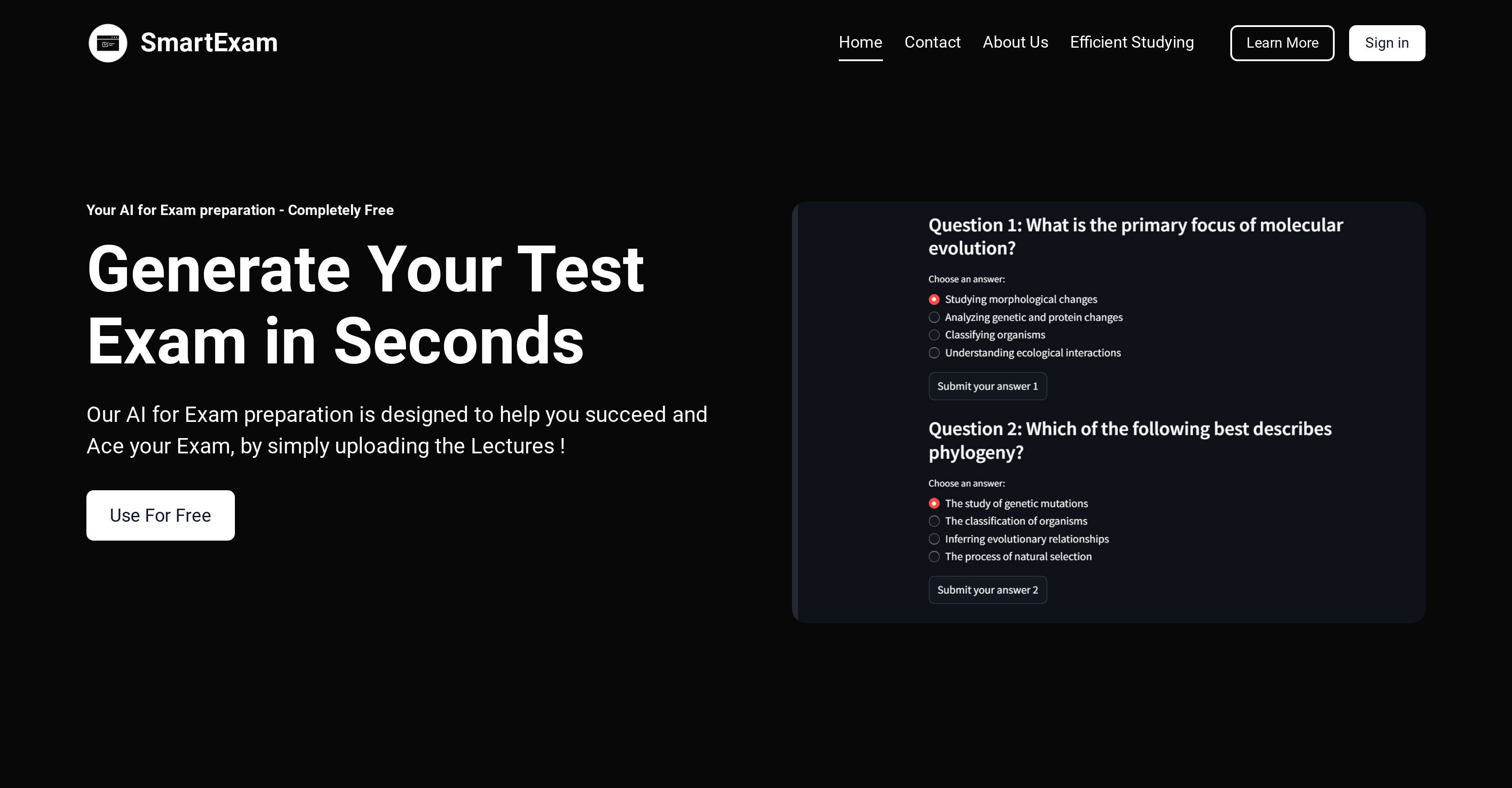 Smartexam - AI Tool For Exam preparation