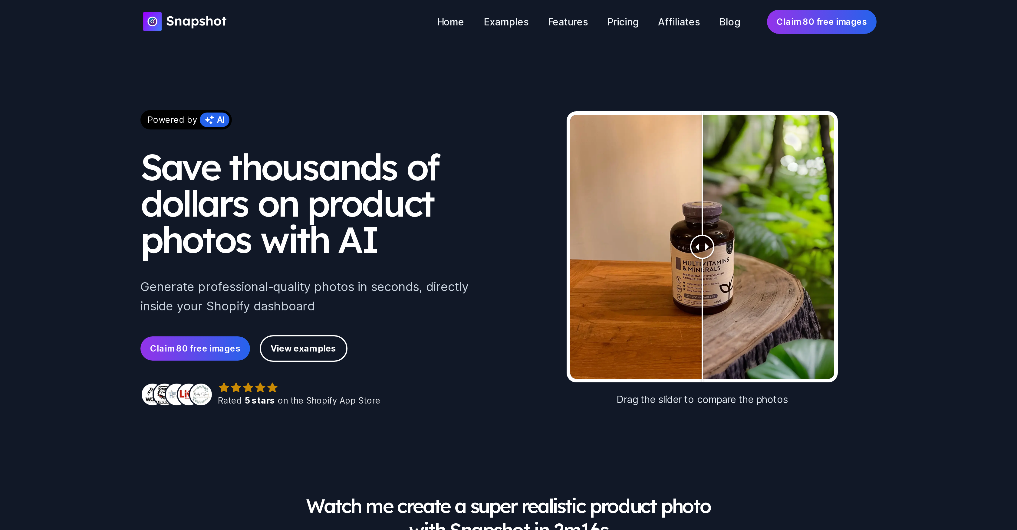 Snapshot - AI Tool For Product images