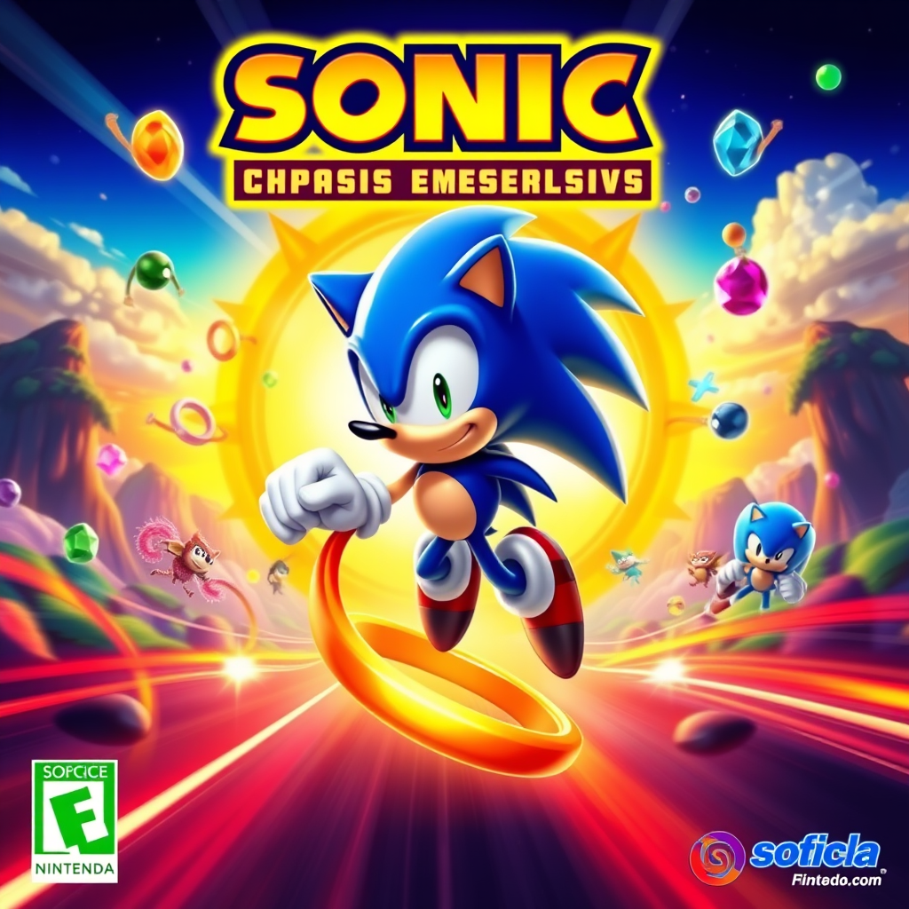 Sonic The Hedgehog Fan Made Box Art Generator - (Free, No Signup AI Tool)