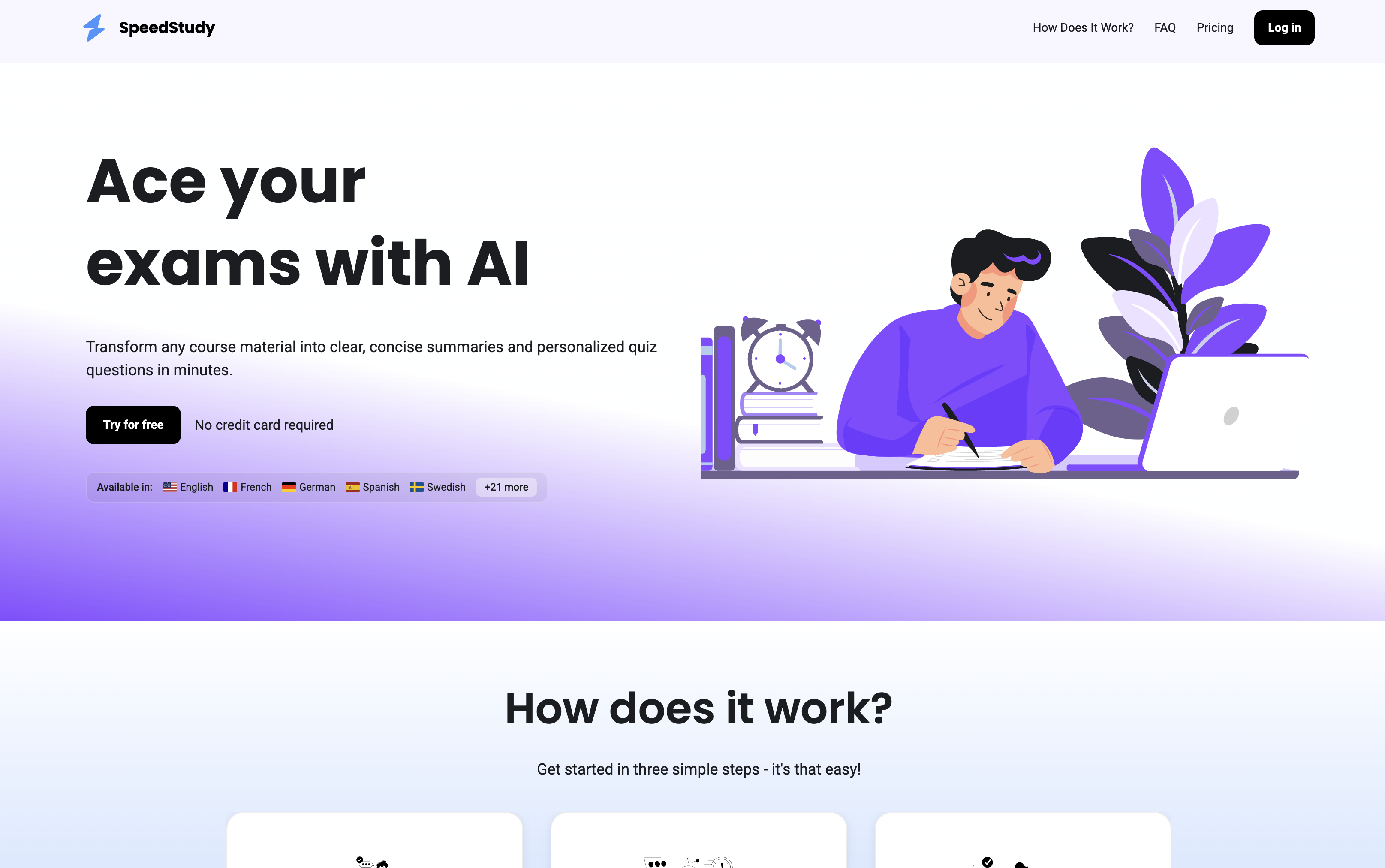 SpeedStudy - AI Tool For Exam preparation