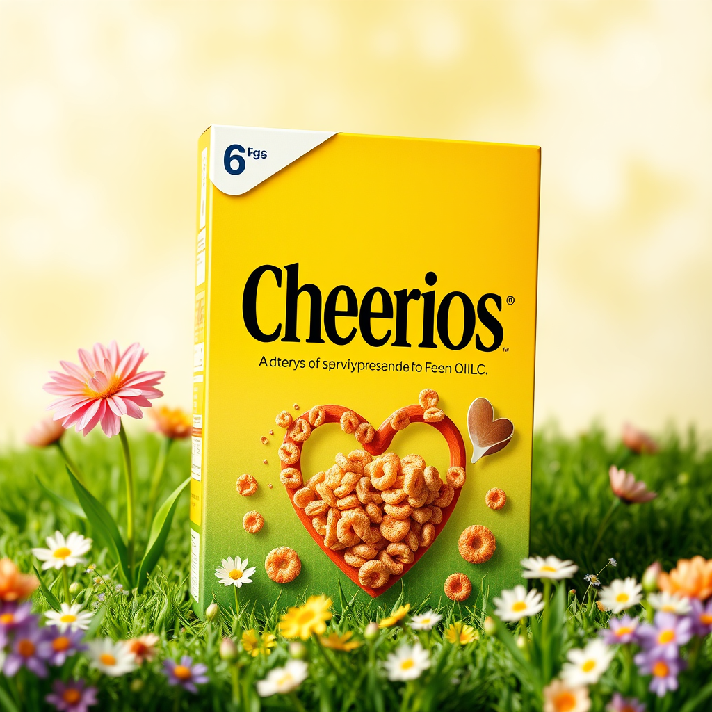 Spring product and packaging design for Cheerios - (Free, No Signup AI Tool)